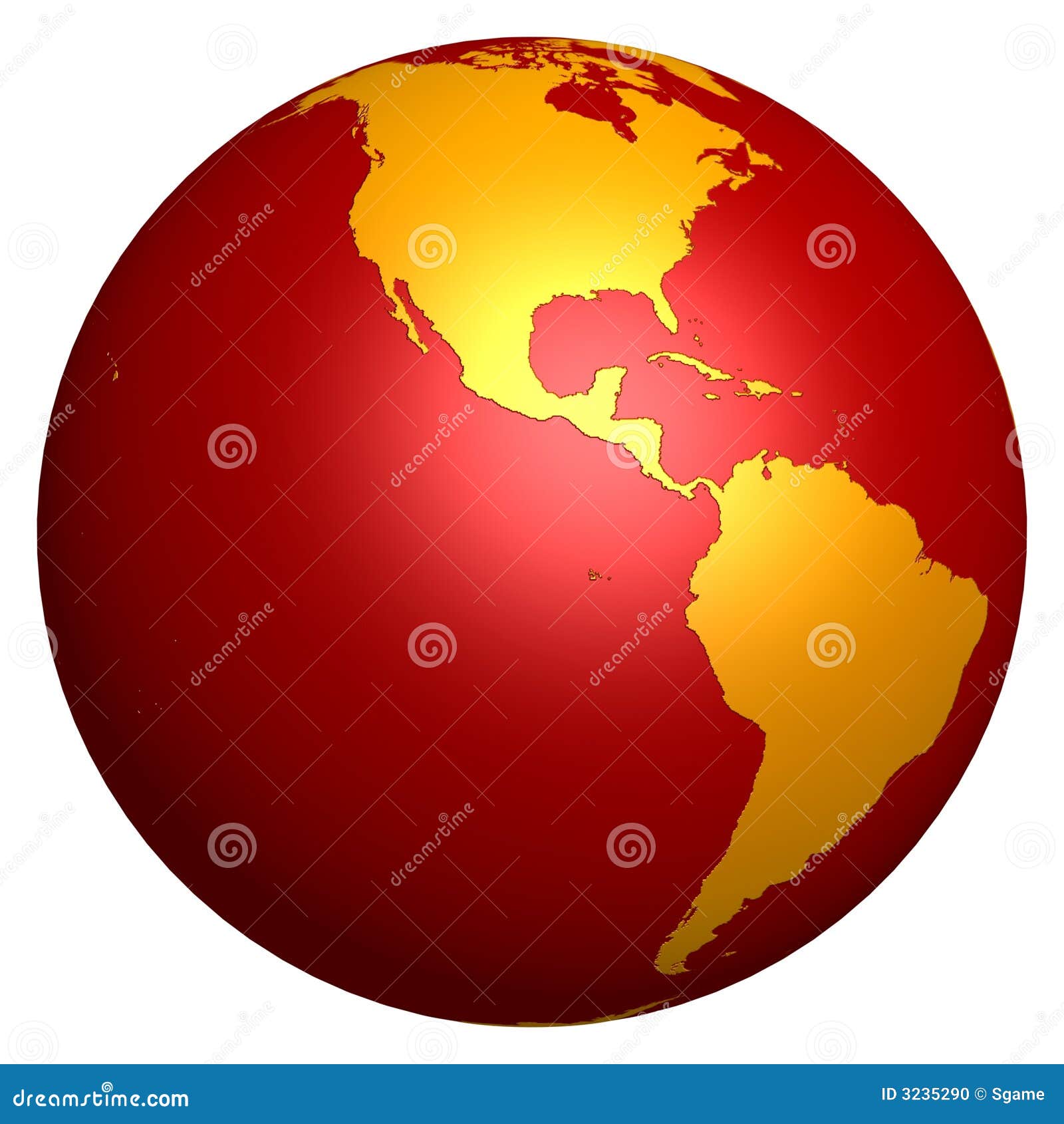 Red globe stock illustration. Illustration of bright, exploration - 3235290