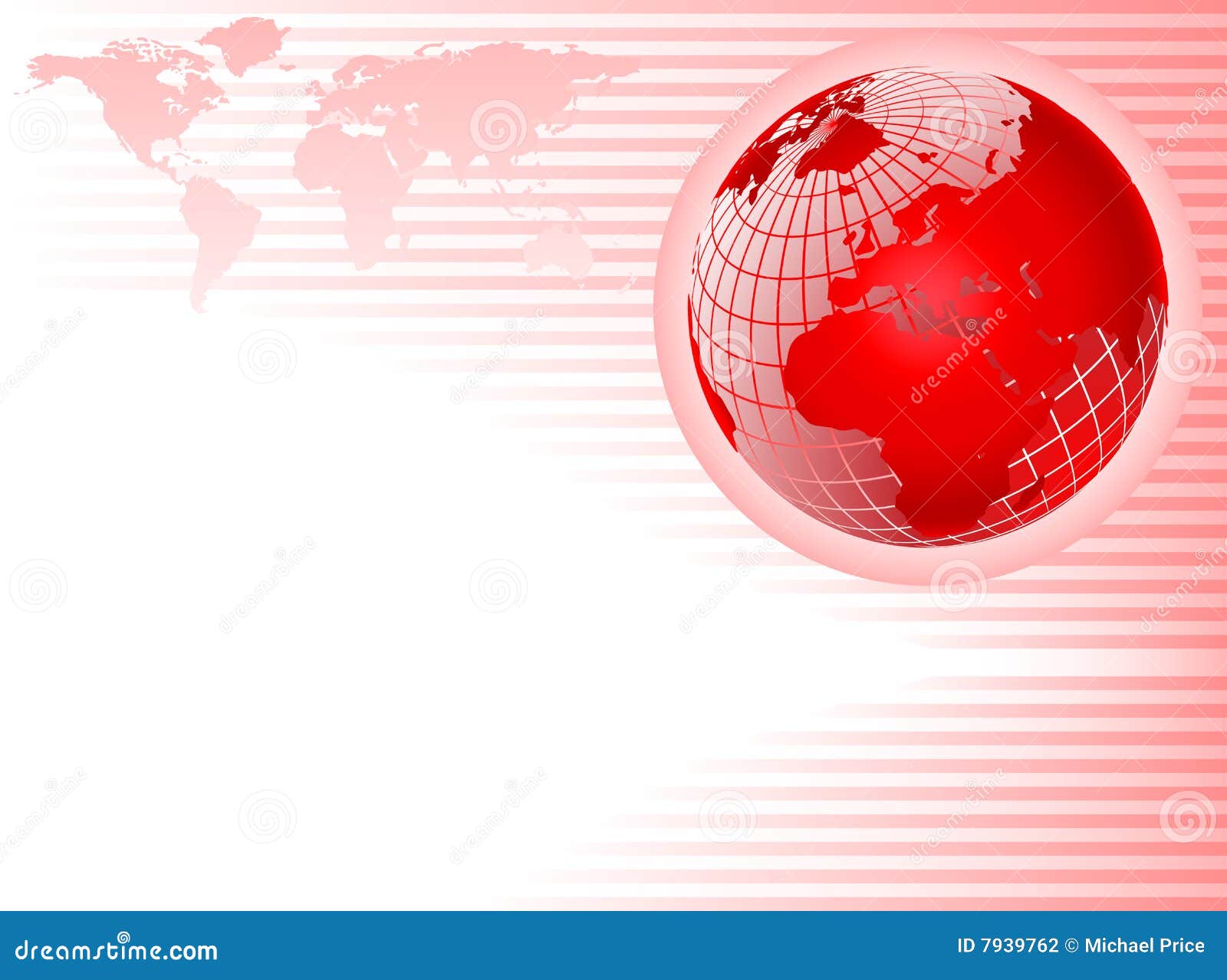 Red Globe Abstract Background Stock Vector - Illustration of bright ...