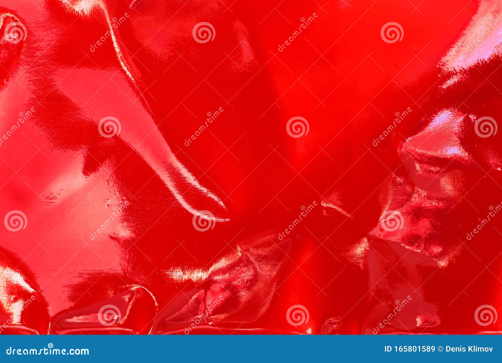 Red Glossy Texture of Crumpled Metal. Stock Image - Image of shiny ...