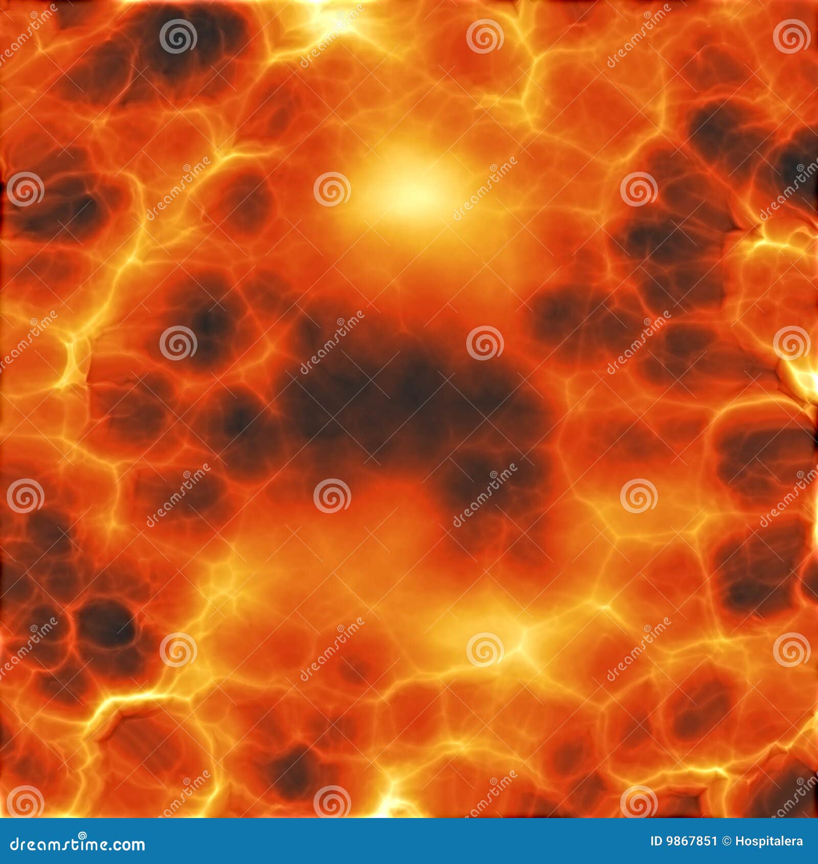 Red glowing lava stock illustration. Illustration of pattern - 9867851