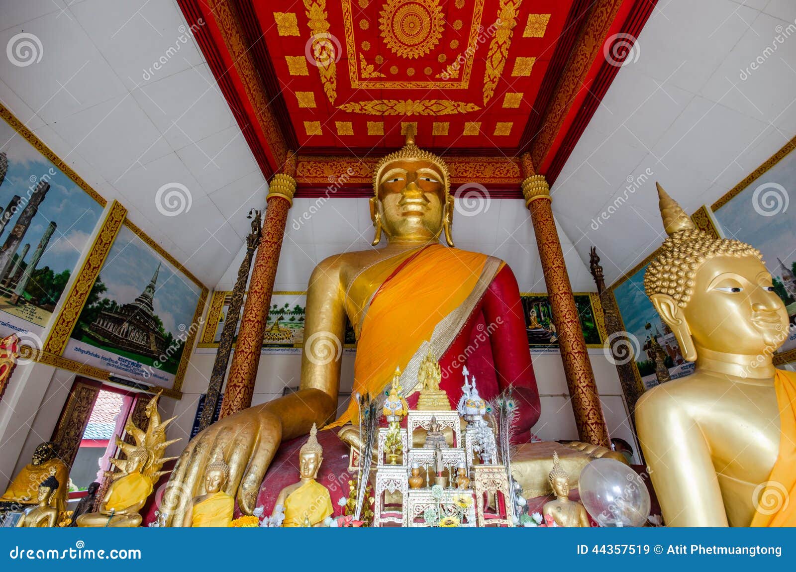 Red God stock image. Image of calm, oriental, history - 44357519