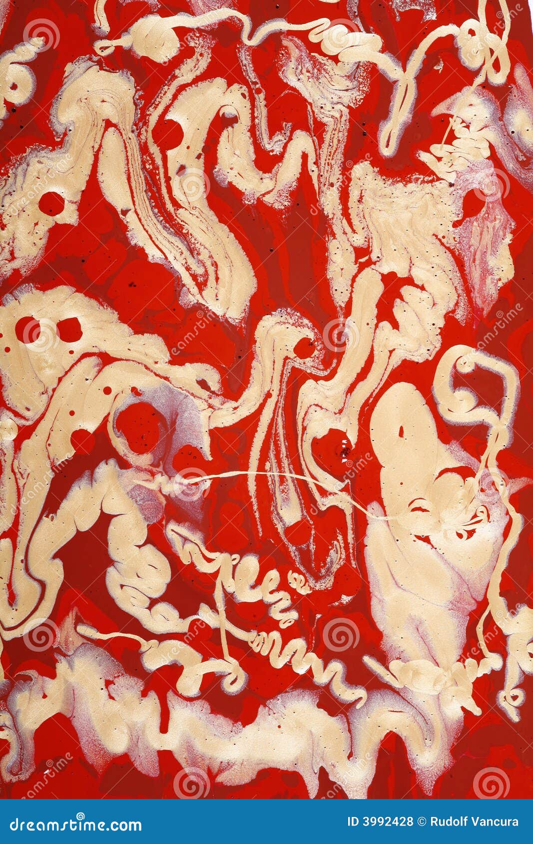 Red and Gold Abstract stock photo. Image of flow, artistic - 3992428