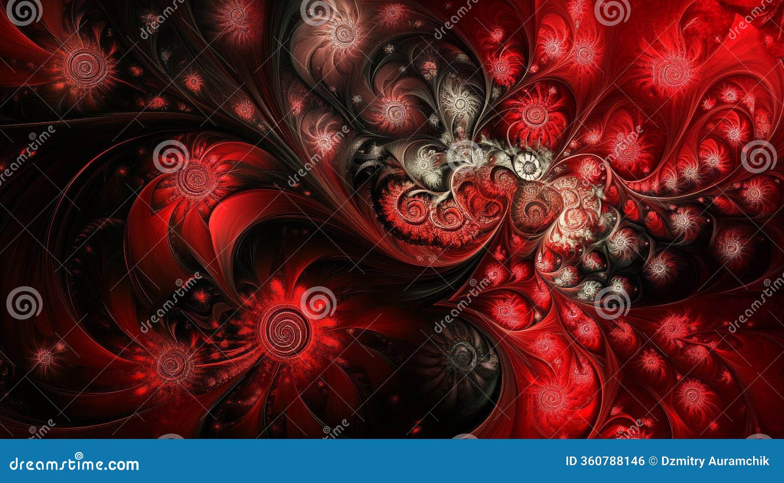 A Red and Gold Background with a Swirly Pattern, Showcasing an Abstract ...