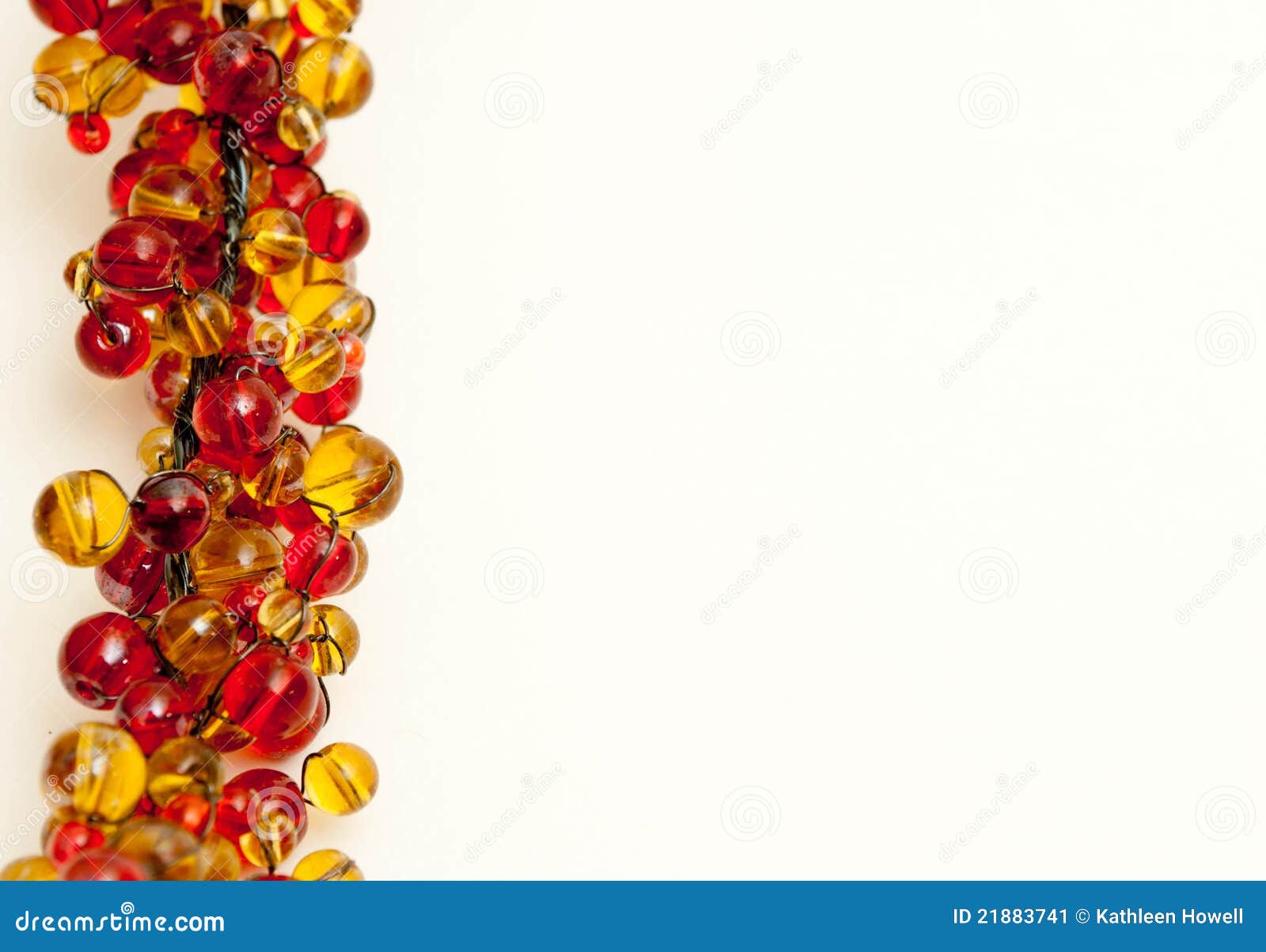 Red and Gold Bead border stock image. Image of border - 21883741