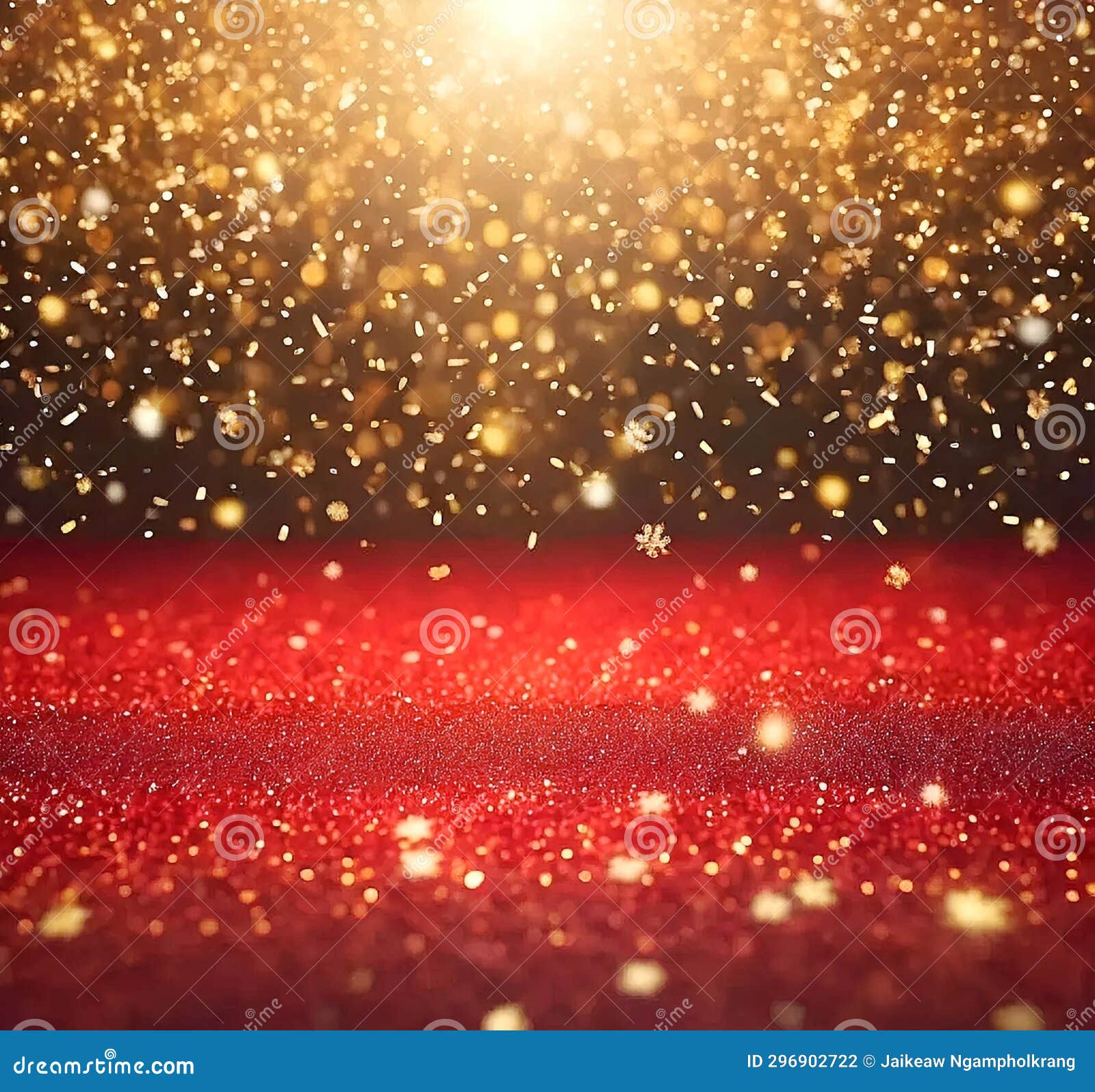 Red and Gold Christmas Background Stock Illustration - Illustration of ...