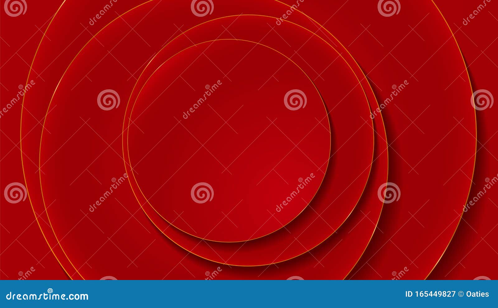Red and Gold Circle Abstract Background Stock Vector - Illustration of ...