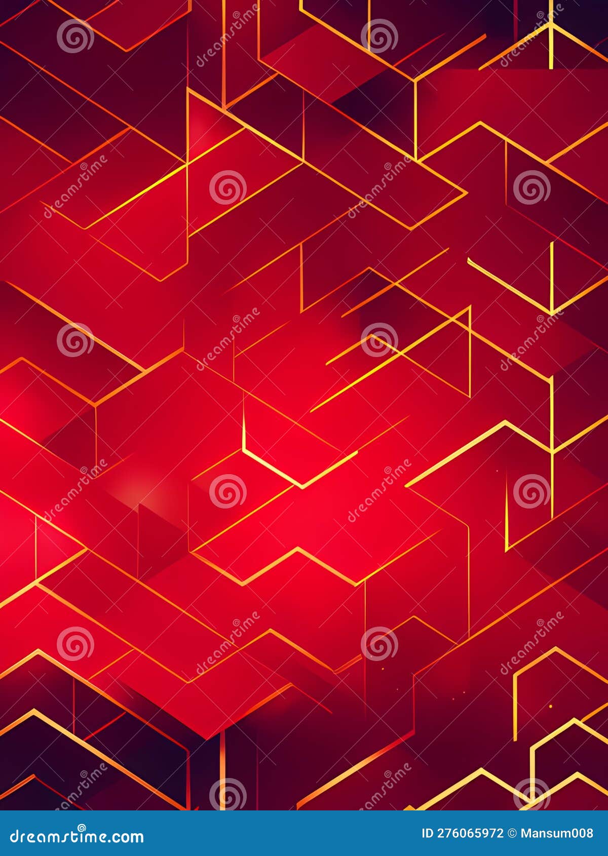 Red and Gold Color of Abstract Background, AI Generated Stock ...