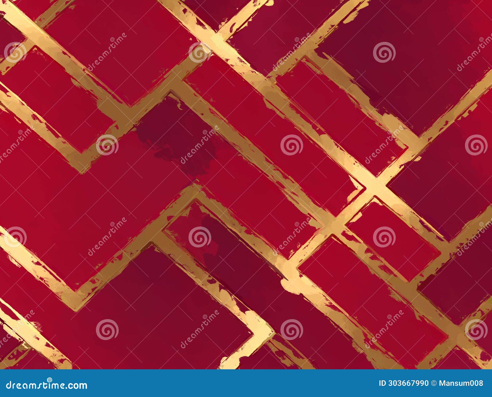 Red and Gold Color of Abstract Background Stock Illustration ...