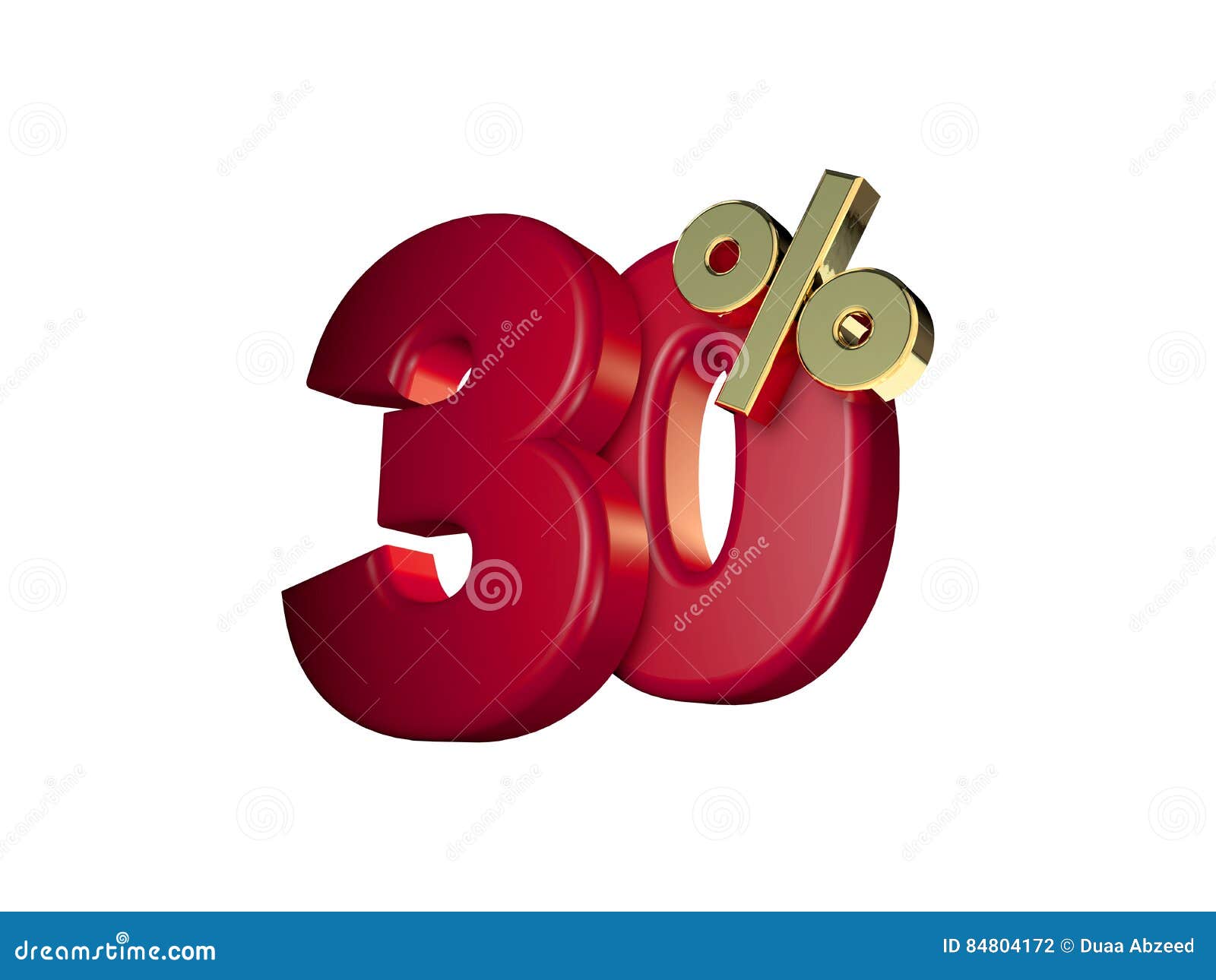 30 in Red and gold stock illustration. Illustration of numbers - 84804172