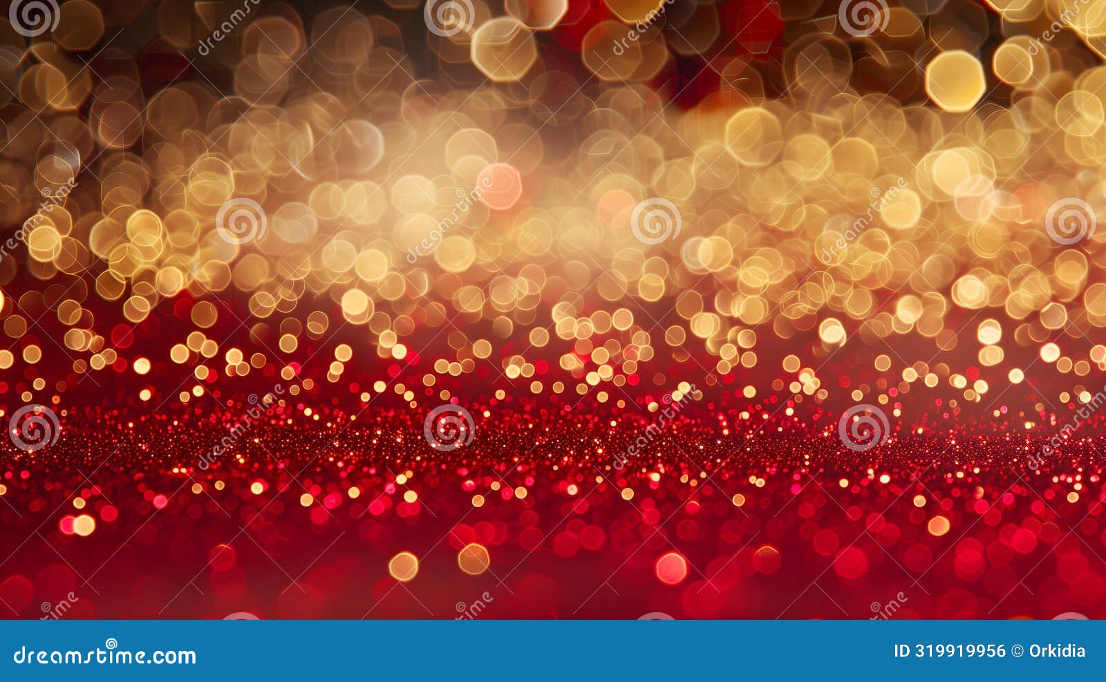 Red and Gold Glitter Background Design Stock Illustration ...