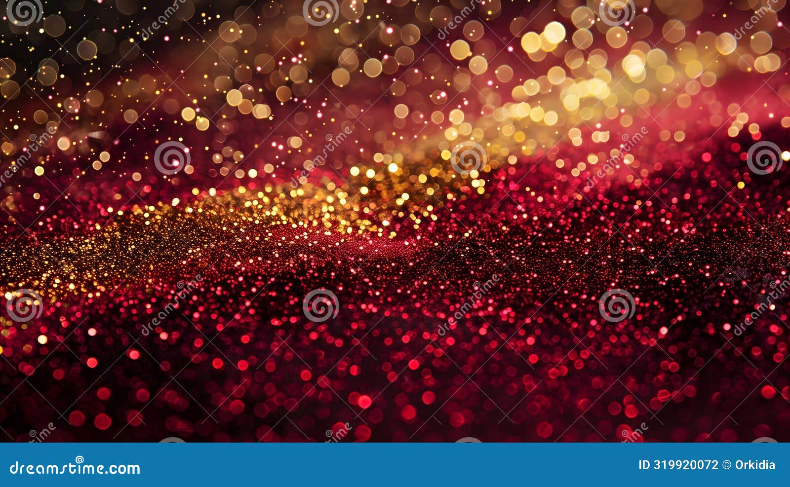 Red and Gold Glitter Background Design Stock Illustration ...