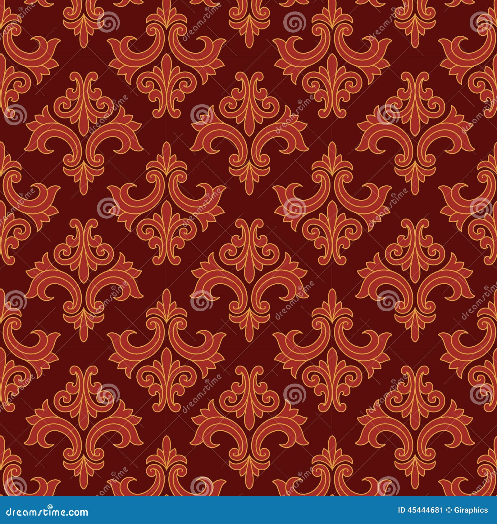 Red and Gold Gothic Pattern Stock Vector - Illustration of gothic ...