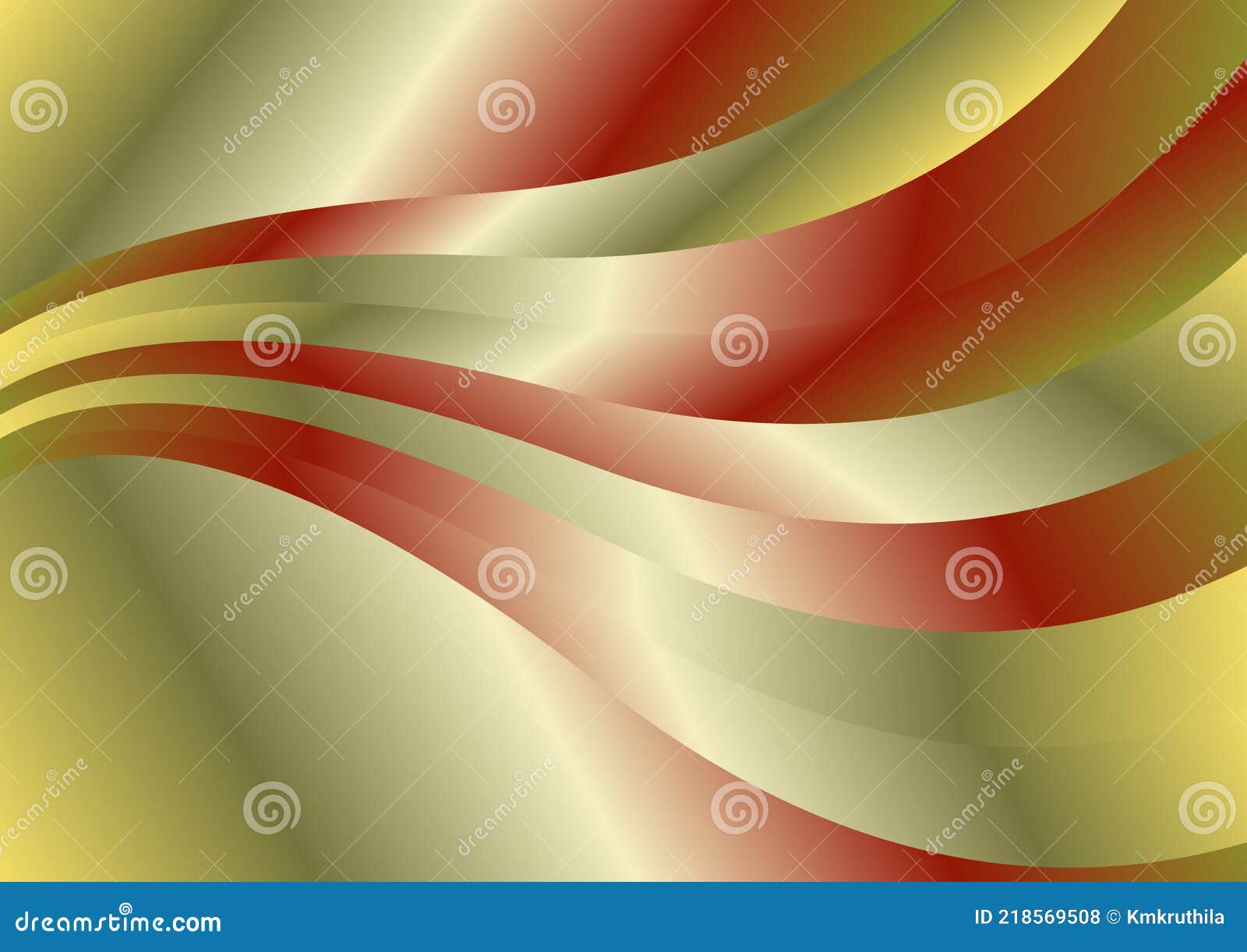 Red and Gold Gradient Wavy Background Vector Art Stock Vector ...