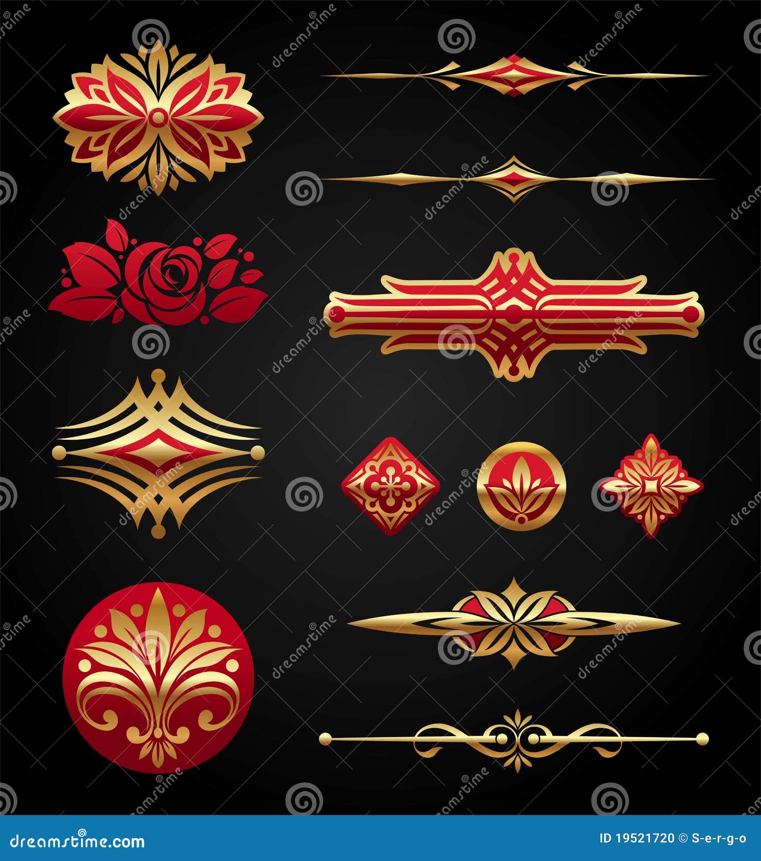 Red Gold Luxury Stock Illustrations – 72,087 Red Gold Luxury Stock ...