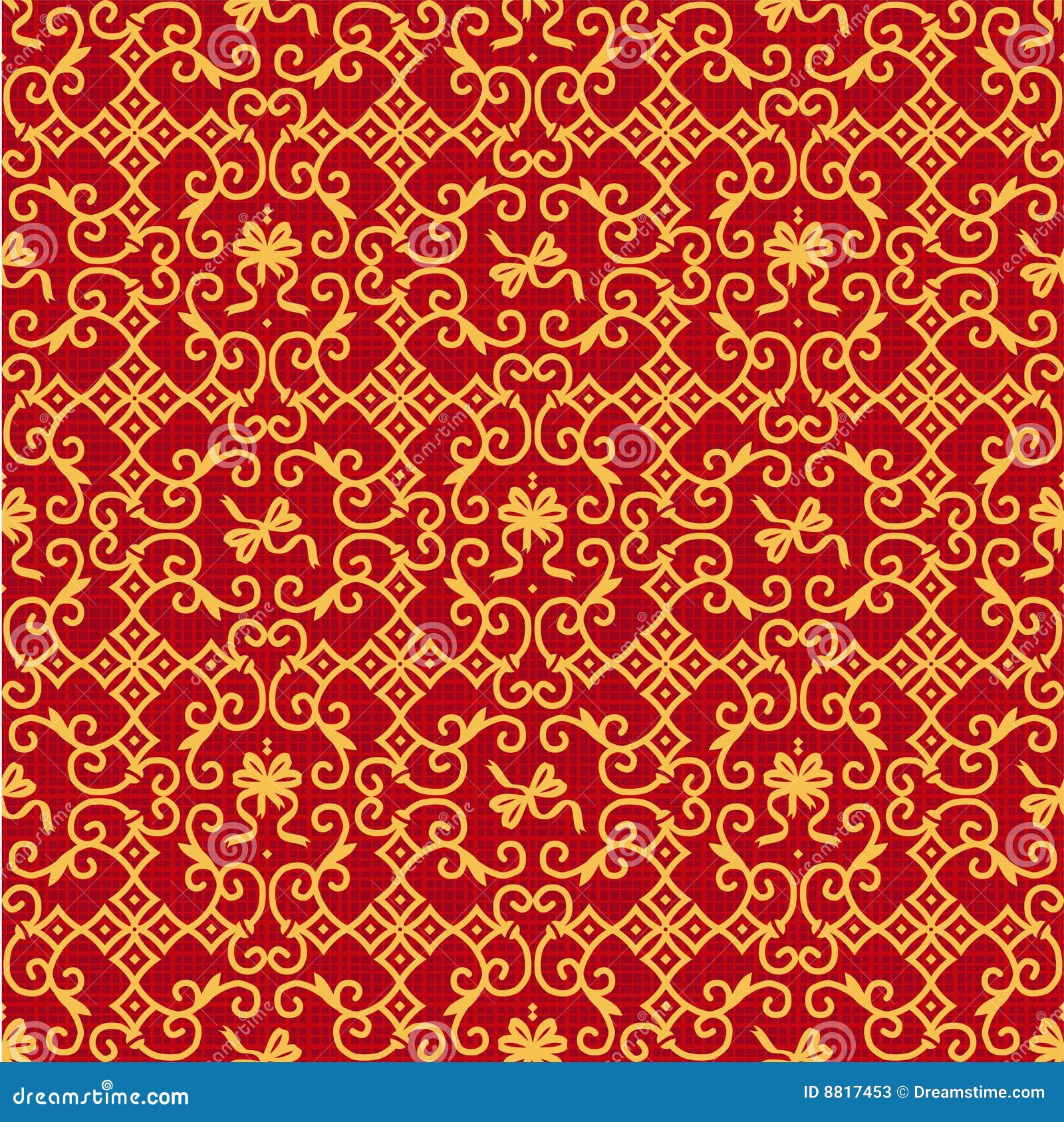 Red and Gold Ornate Background Stock Vector - Illustration of antique ...