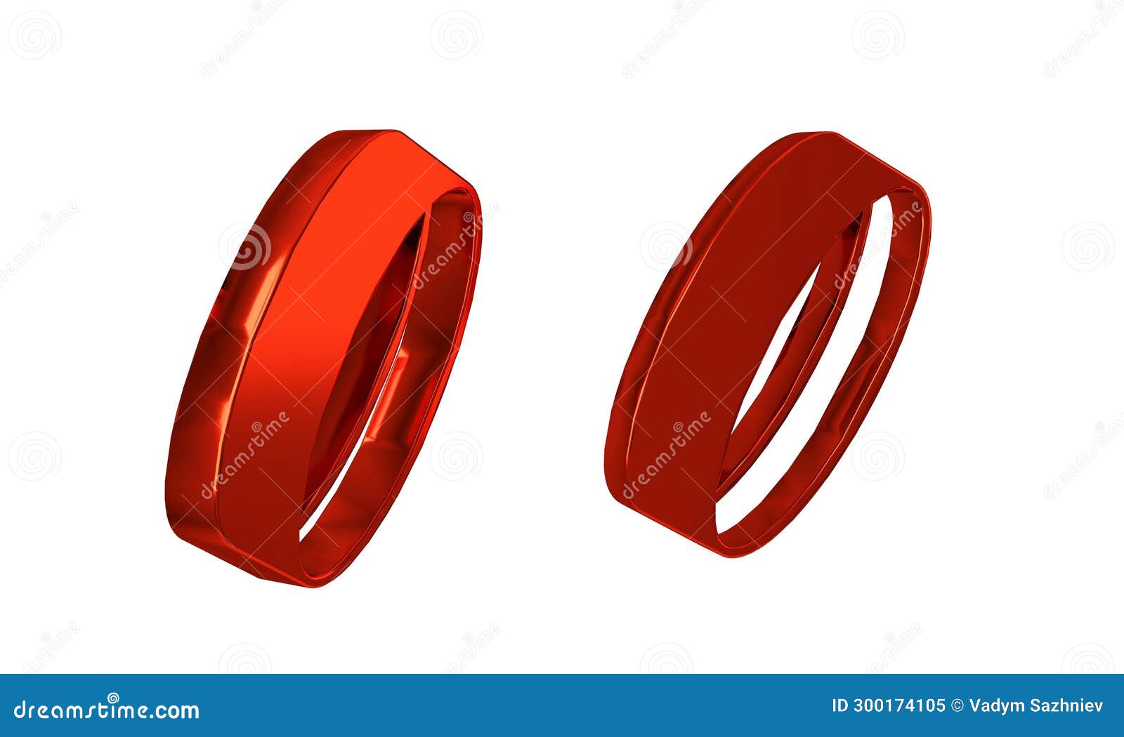 Red Gold Ring Icon Isolated on Transparent Background. Stock ...