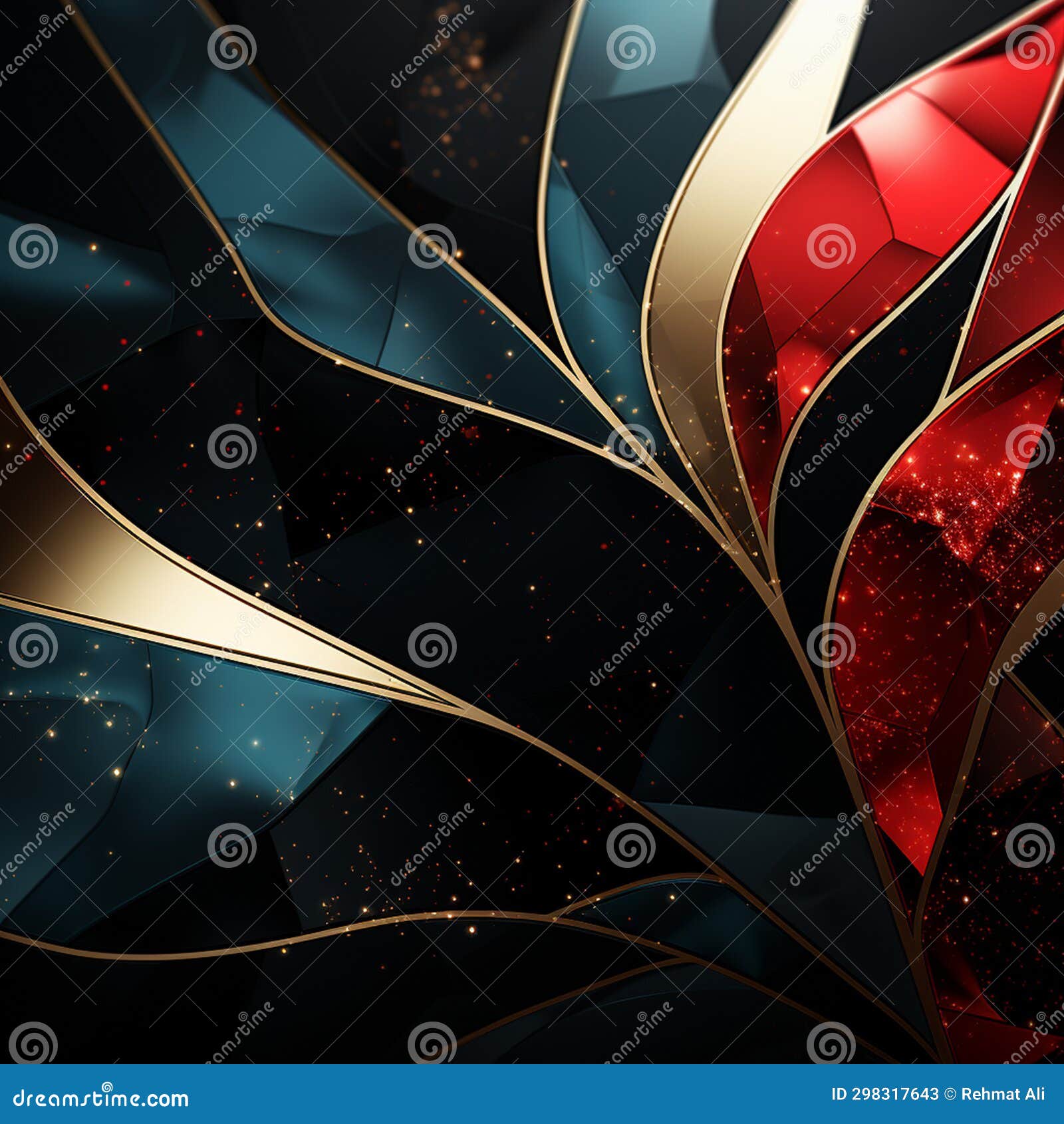 Red and Golden Abstract Pattern Backgrounds Stock Image - Image of ...