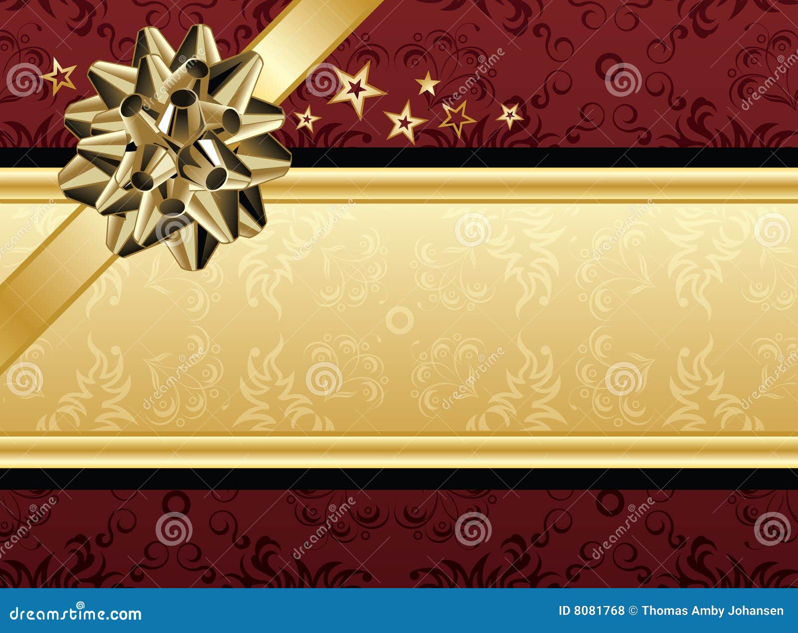 Red and Golden Design stock vector. Illustration of decor - 8081768