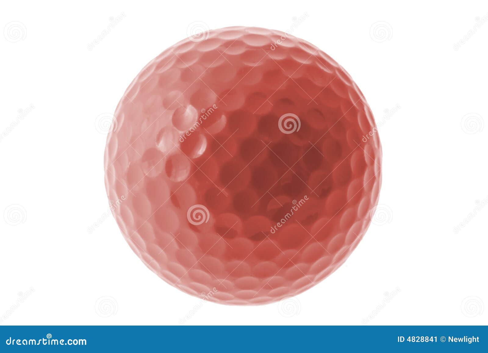 Red Golf Ball stock image. Image of competition, ball - 4828841