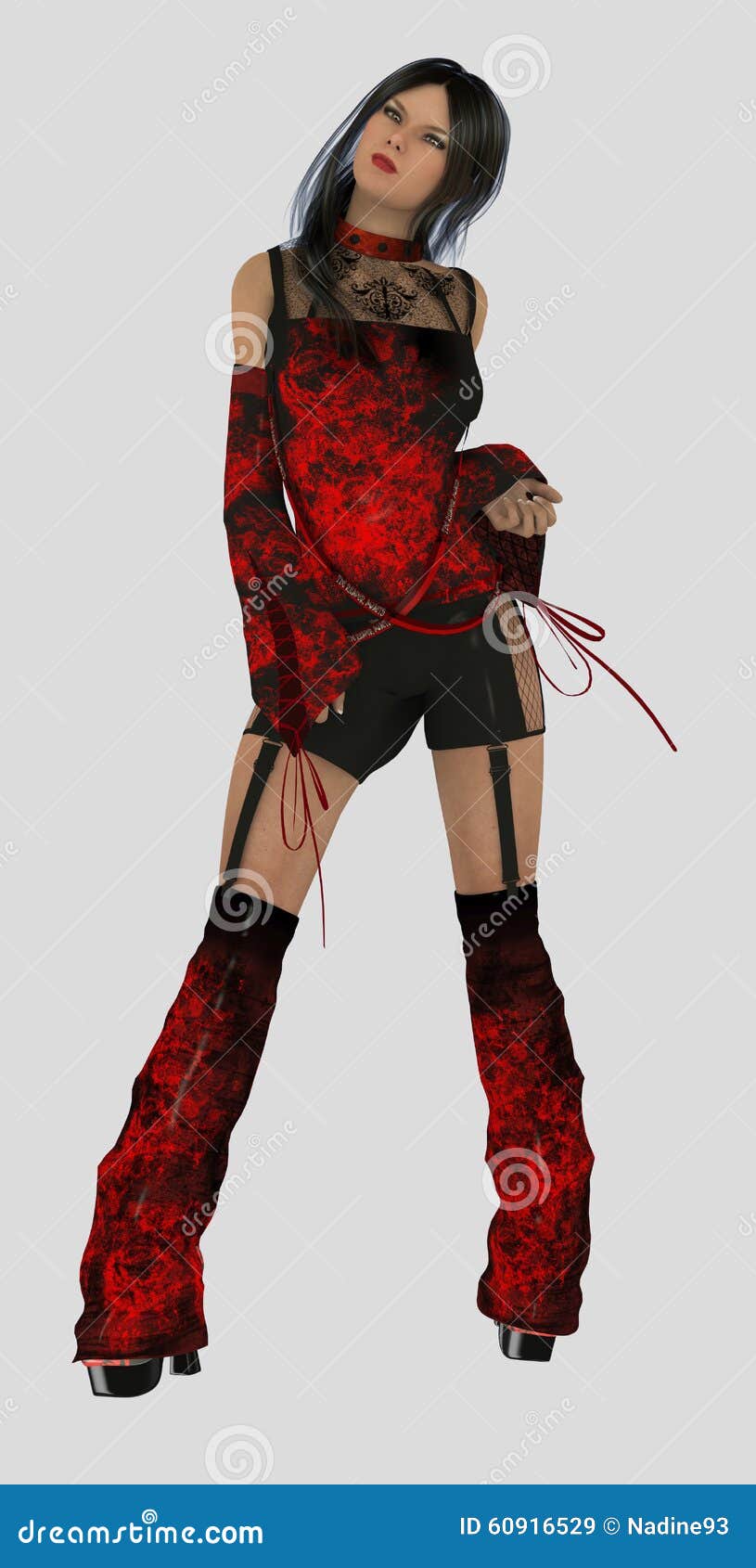 Red gothic stock illustration. Illustration of victoria - 60916529
