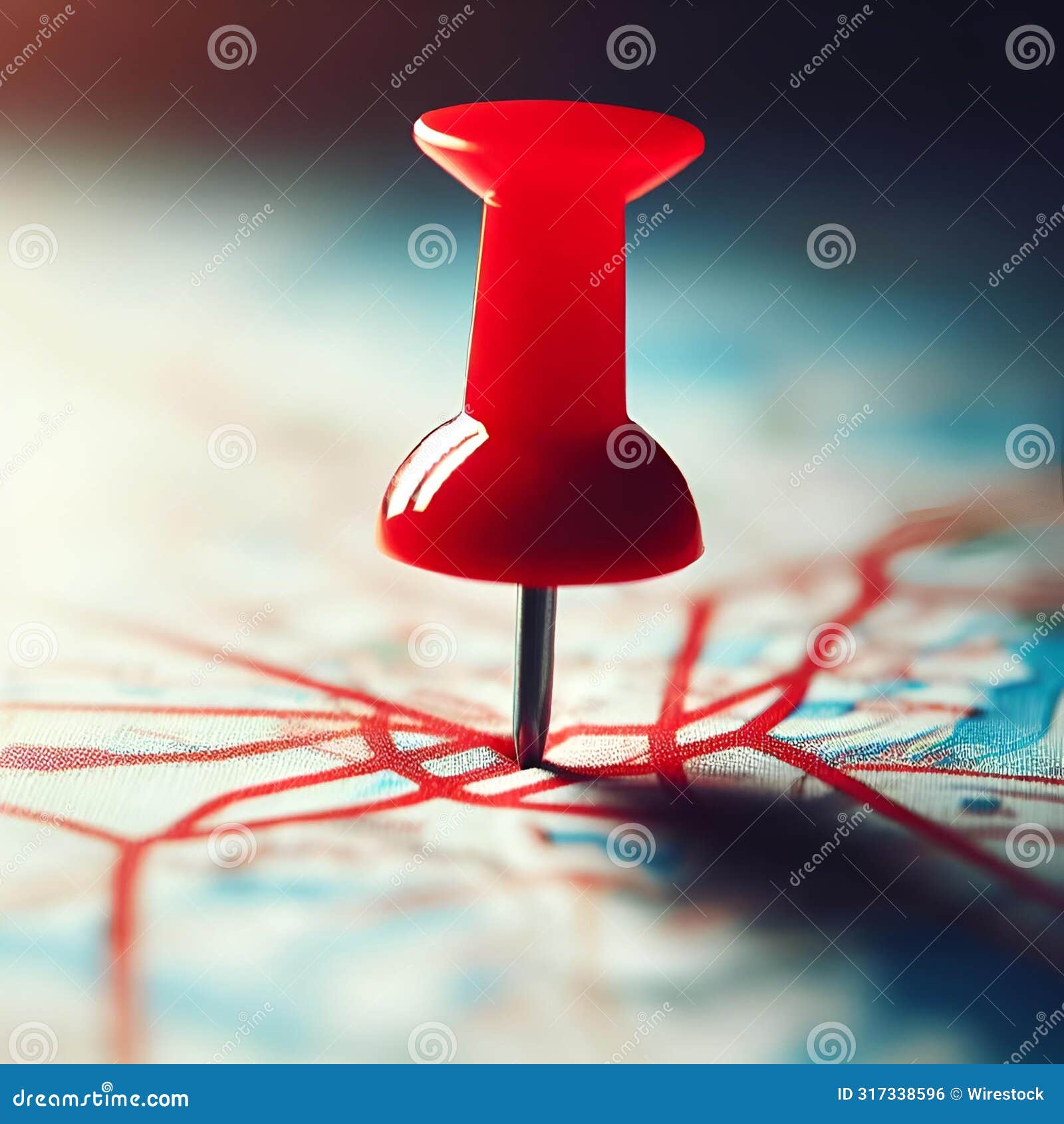 Red GPS marker photograph stock illustration. Illustration of indicator ...