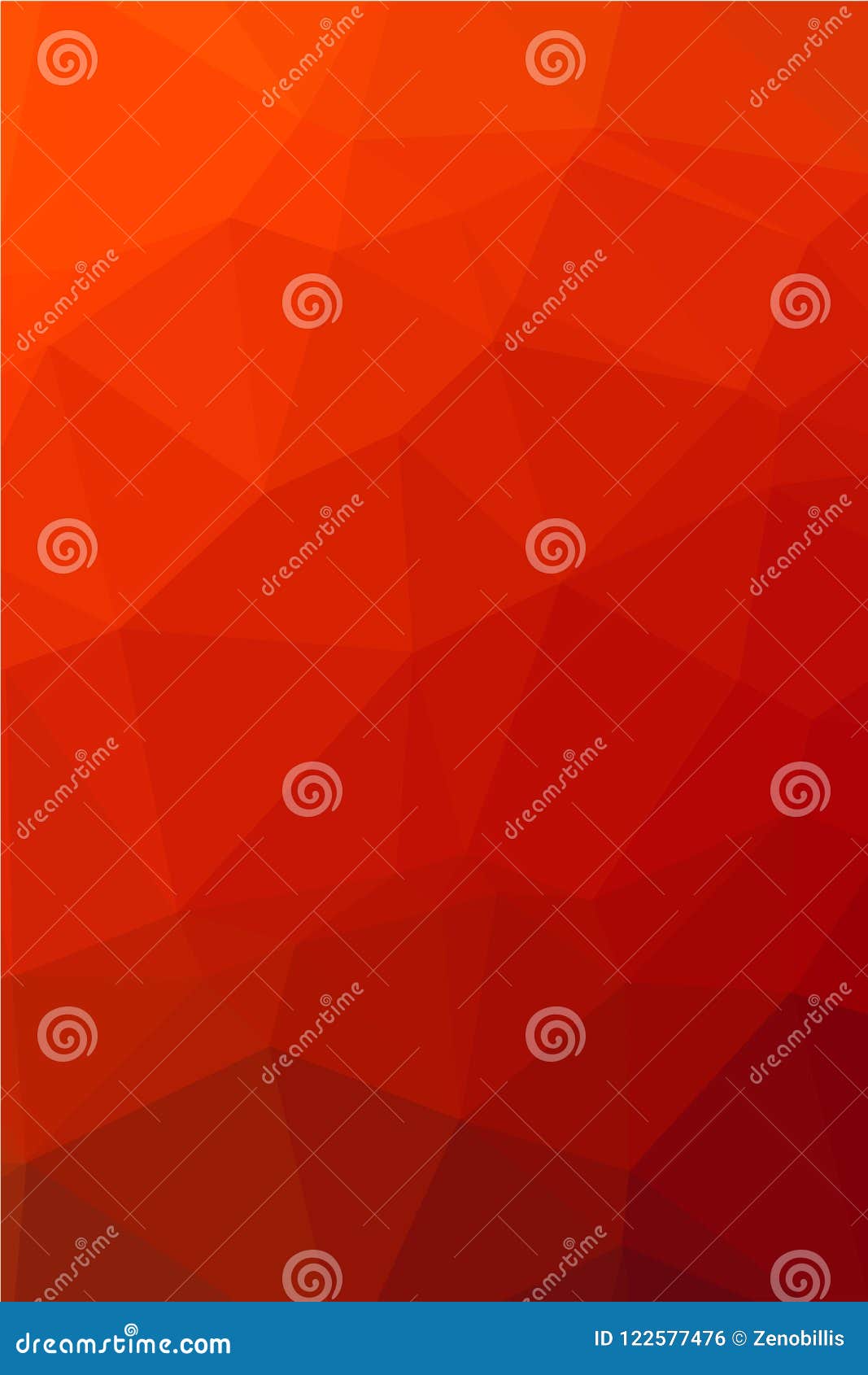 Red Gradient Background with Triangular Polygons. Abstract Low Poly ...