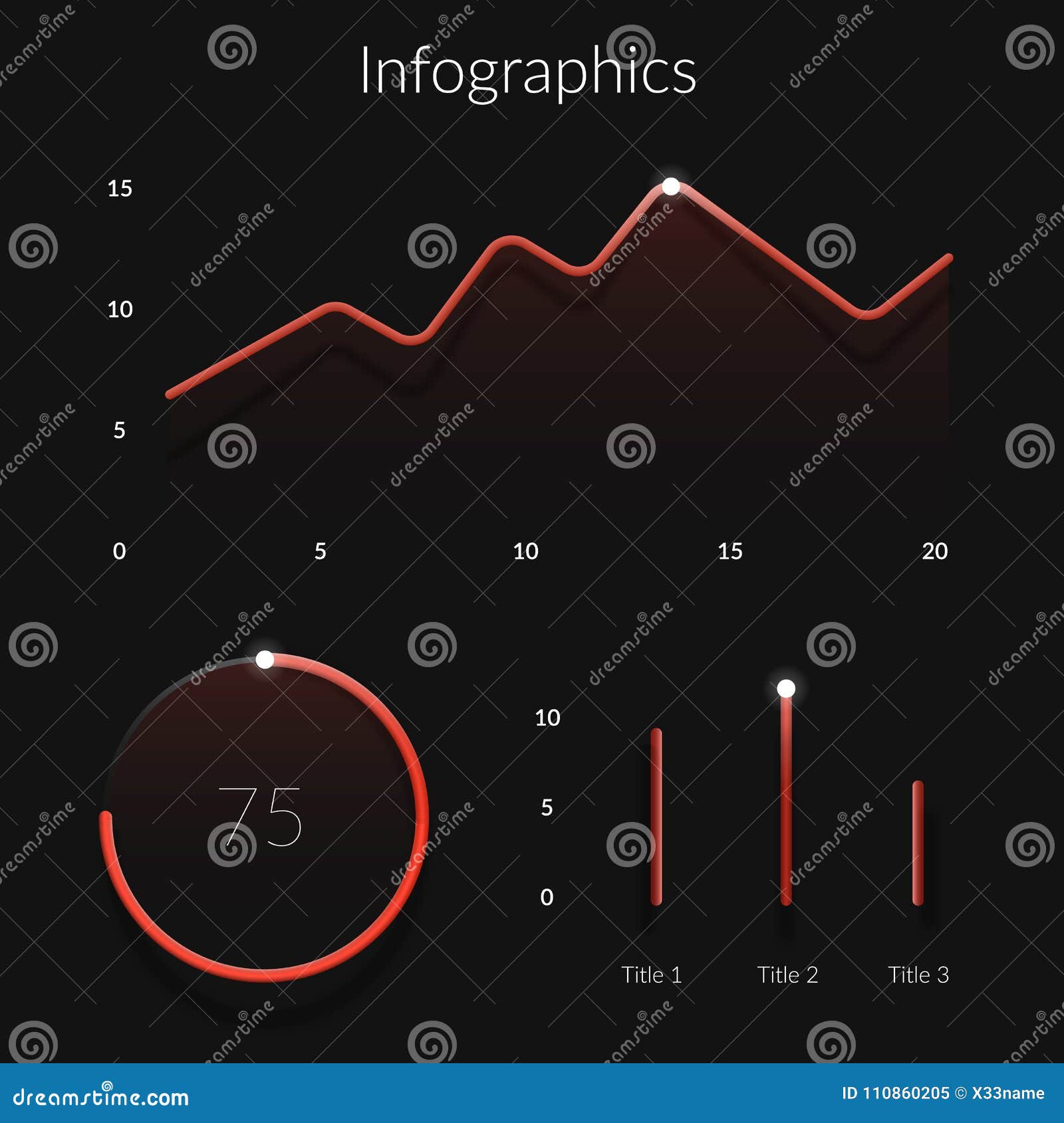 Gradient Infographics Element Of Chart, Graph, Diagram Royalty-Free ...