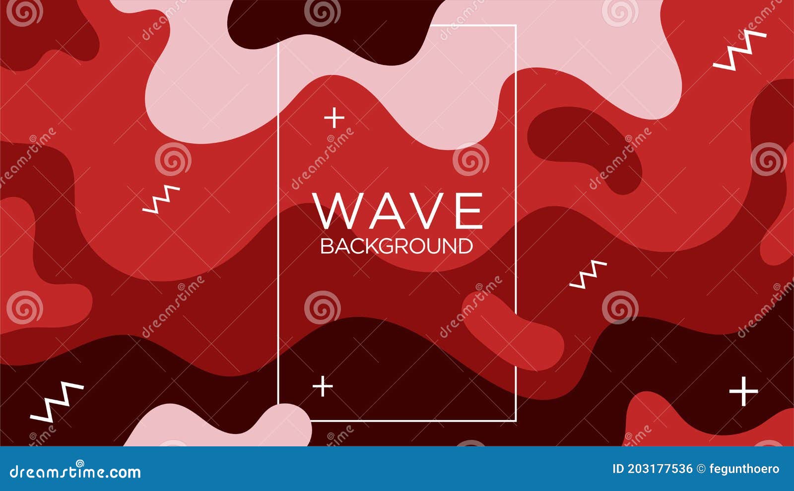 Red Gradient Wavy, Wave Shapes Minimal Modern Background Template ...