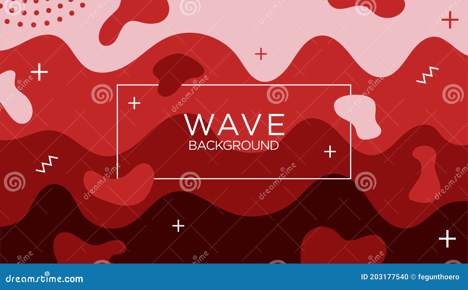 Red Gradient Wavy, Wave Shapes Minimal Modern Background Template ...
