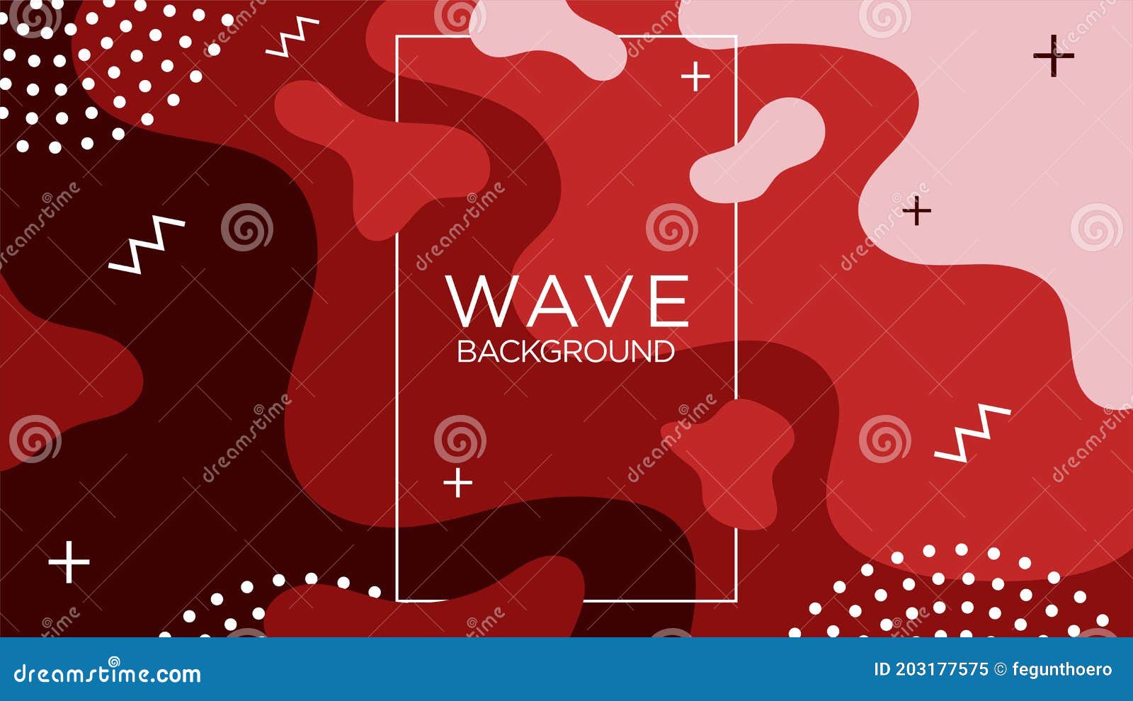 Red Gradient Wavy, Wave Shapes Minimal Modern Background Template ...