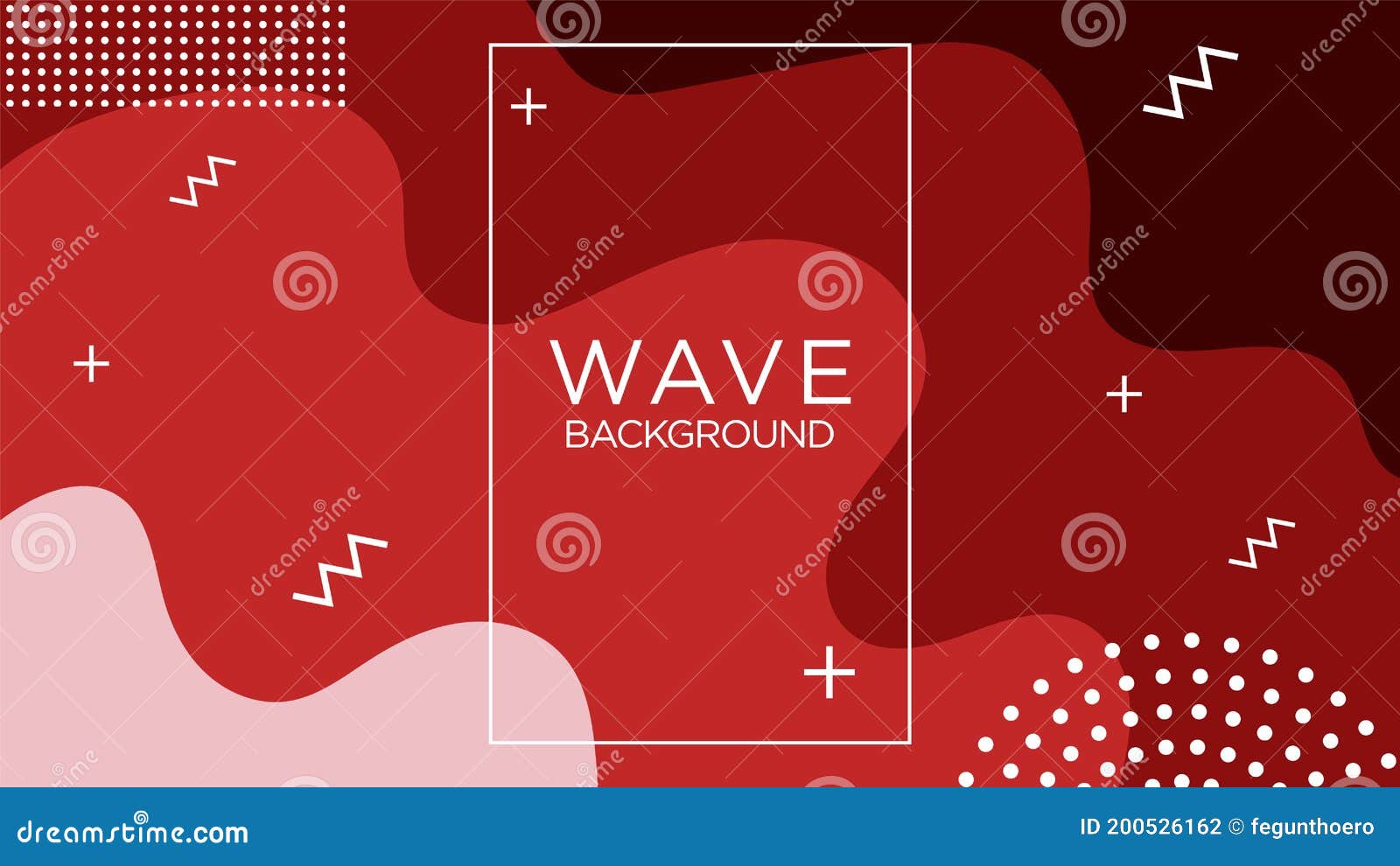 Red Gradient Wavy, Wave Shapes Minimal Modern Background Template ...