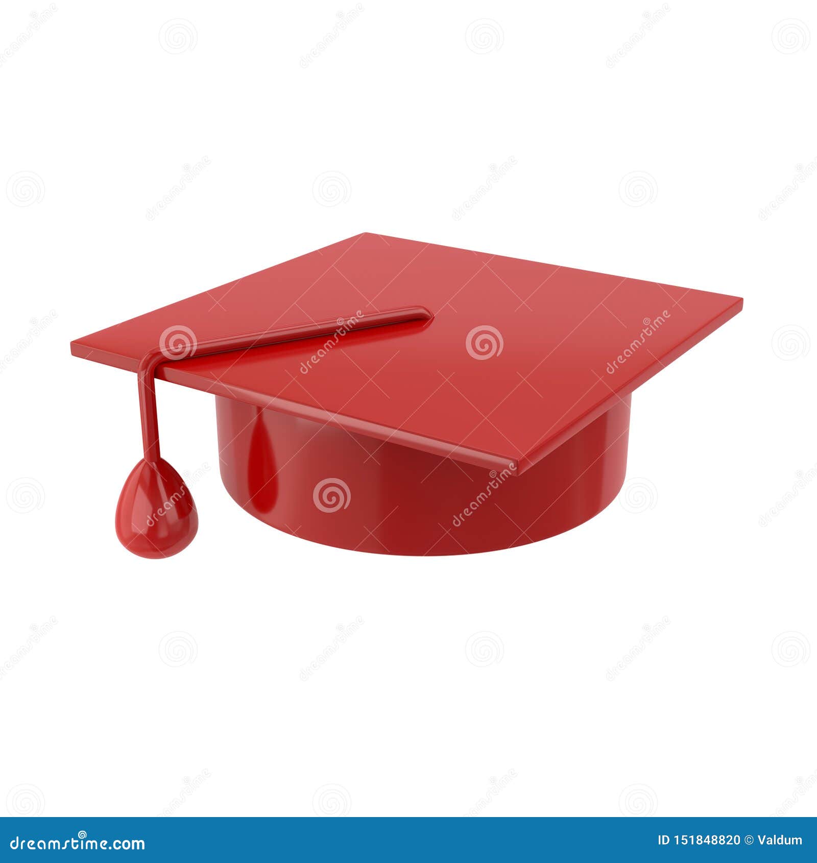 Red Graduation Cap Png