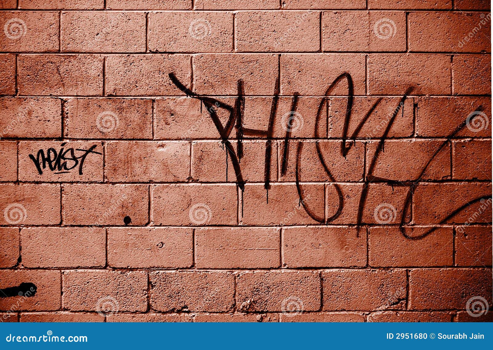 Red Graffiti stock photo. Image of graphity, color, expression - 2951680
