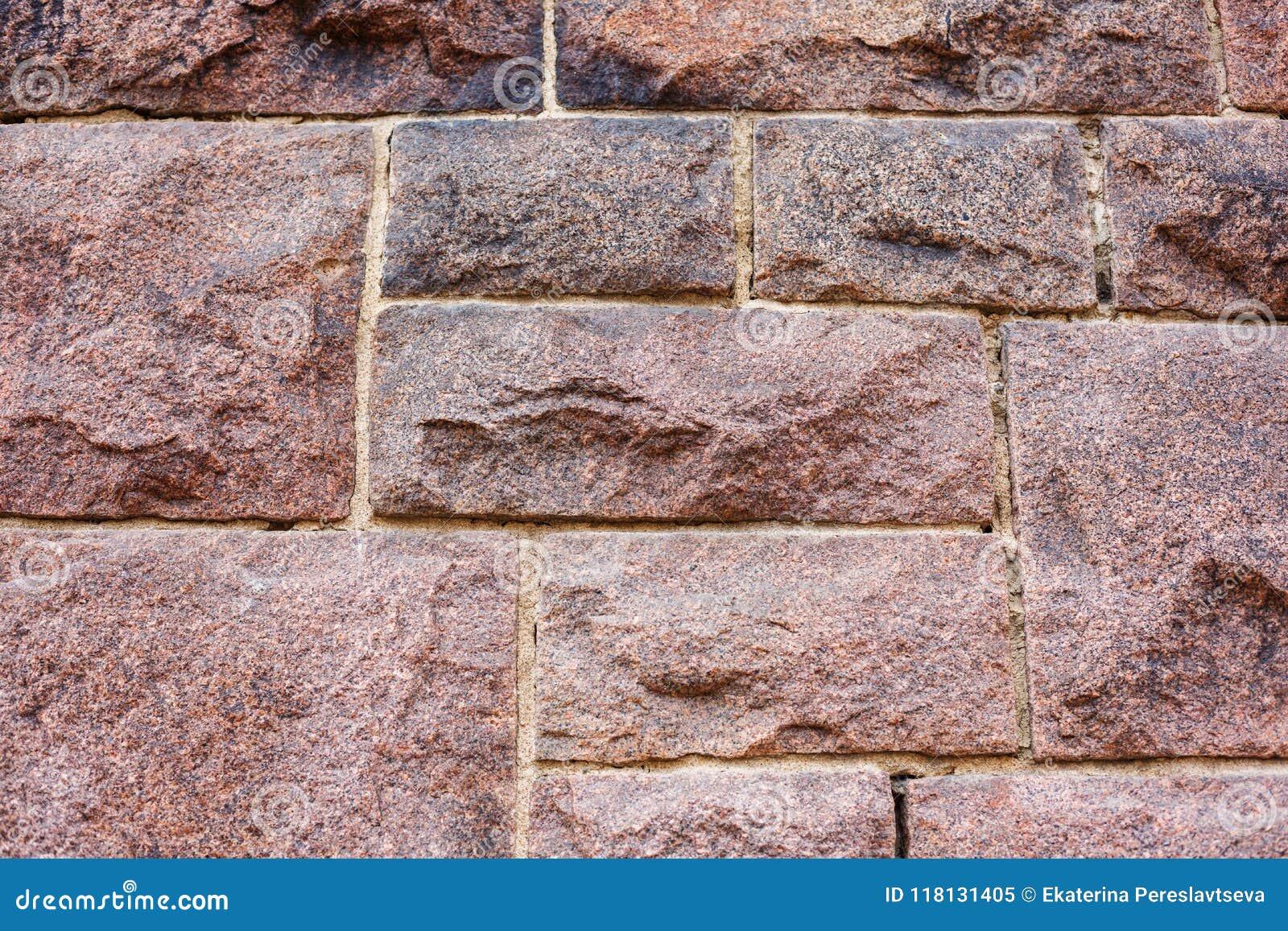 Red Granite Masonry Wall Cladding Stock Image - Image of buildings ...