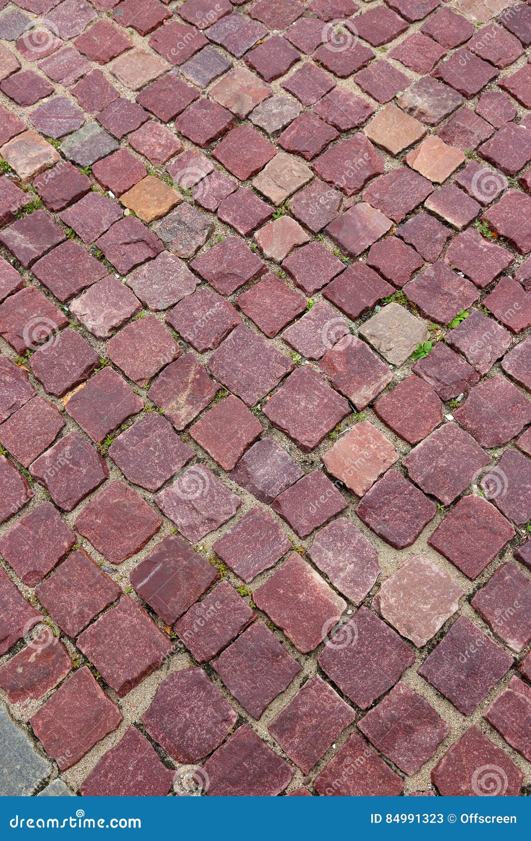 Red granite pavers stock image. Image of rock, brick - 84991323