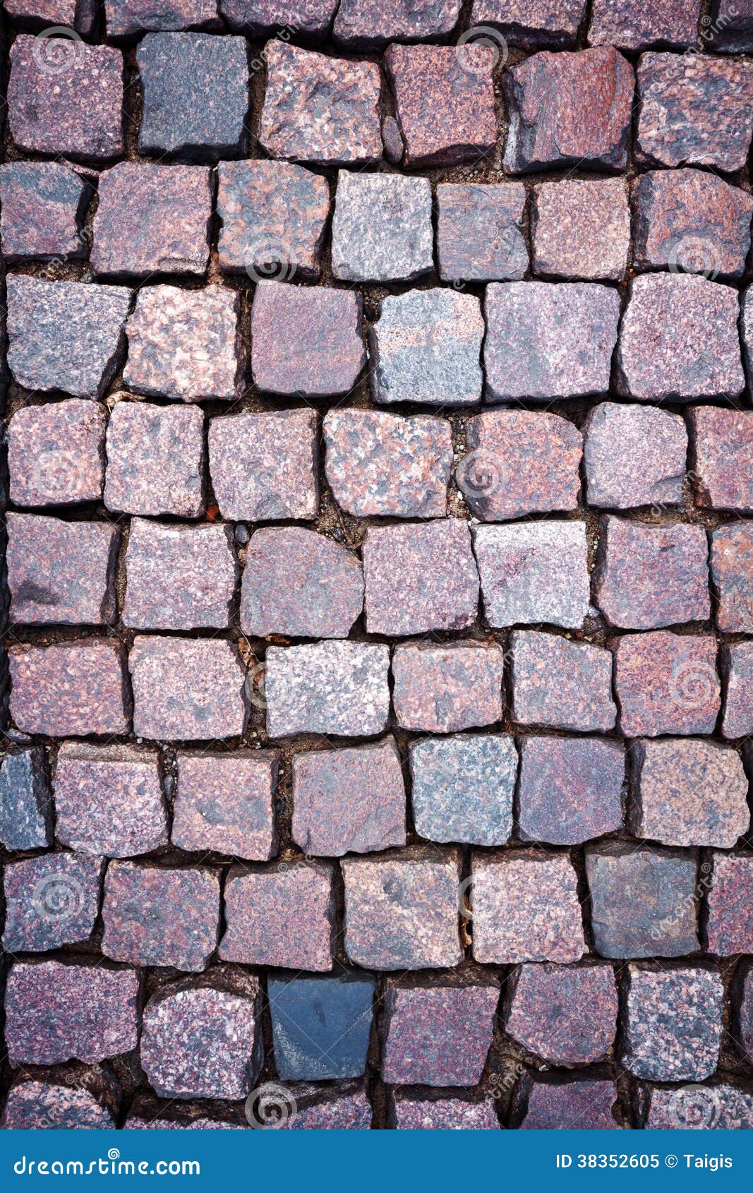 Red granite paving stock image. Image of construction - 38352605