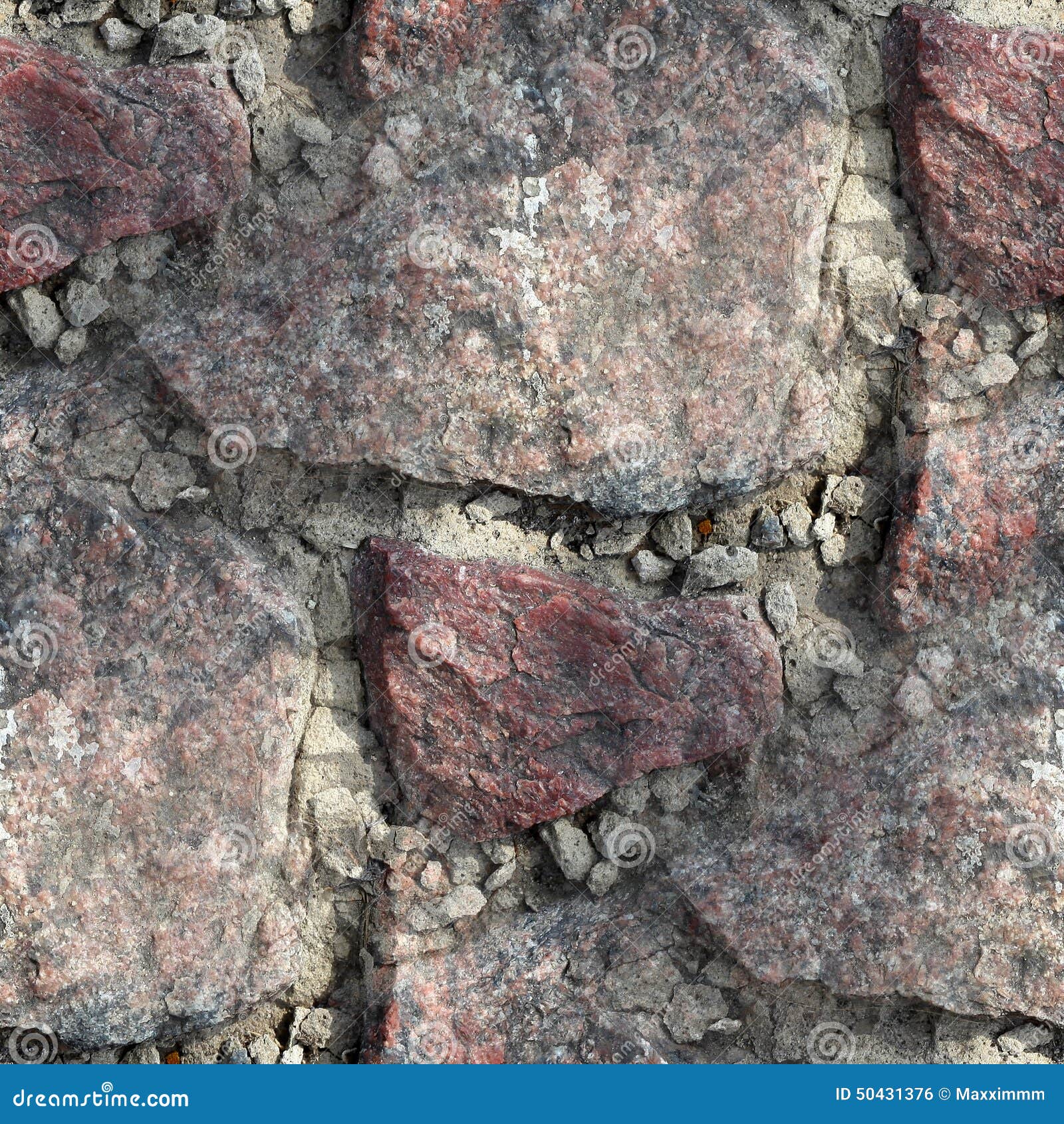 Red Granite Seamless Texture To the Edges of Stock Photo - Image of ...