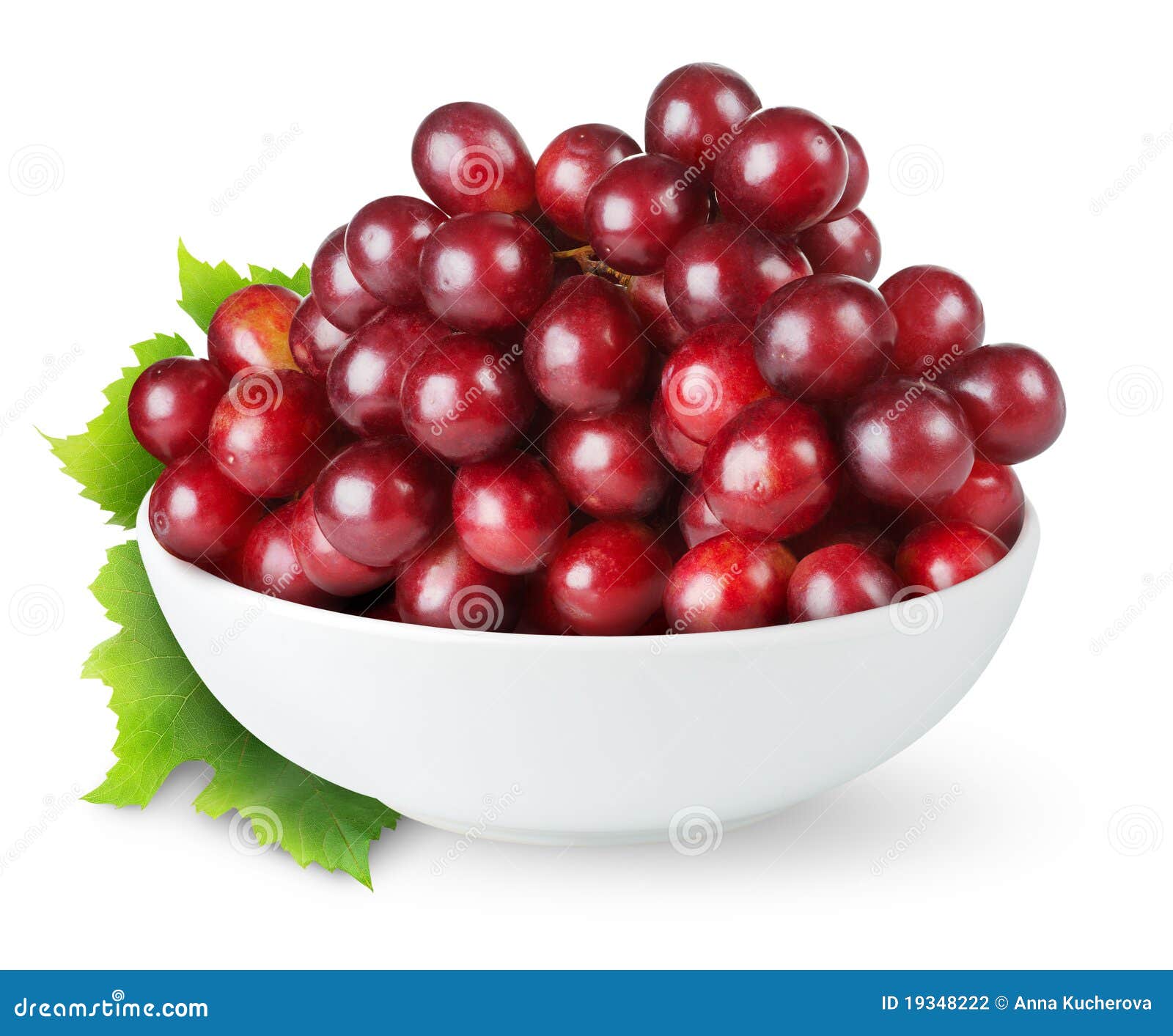 Red grapes in a bowl stock photo. Image of plate, object - 19348222