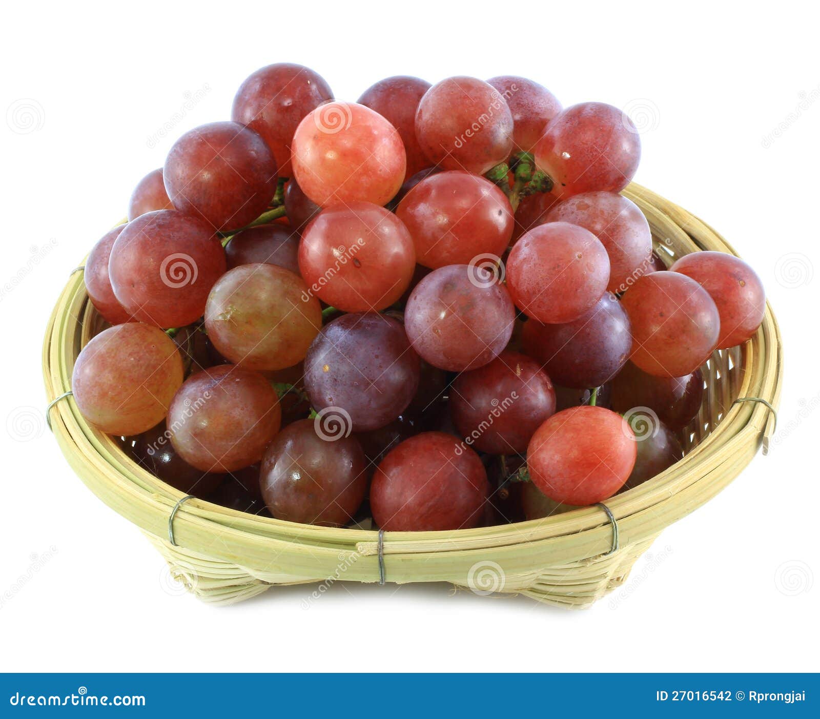 Red grape in basket stock photo. Image of white, nature - 27016542