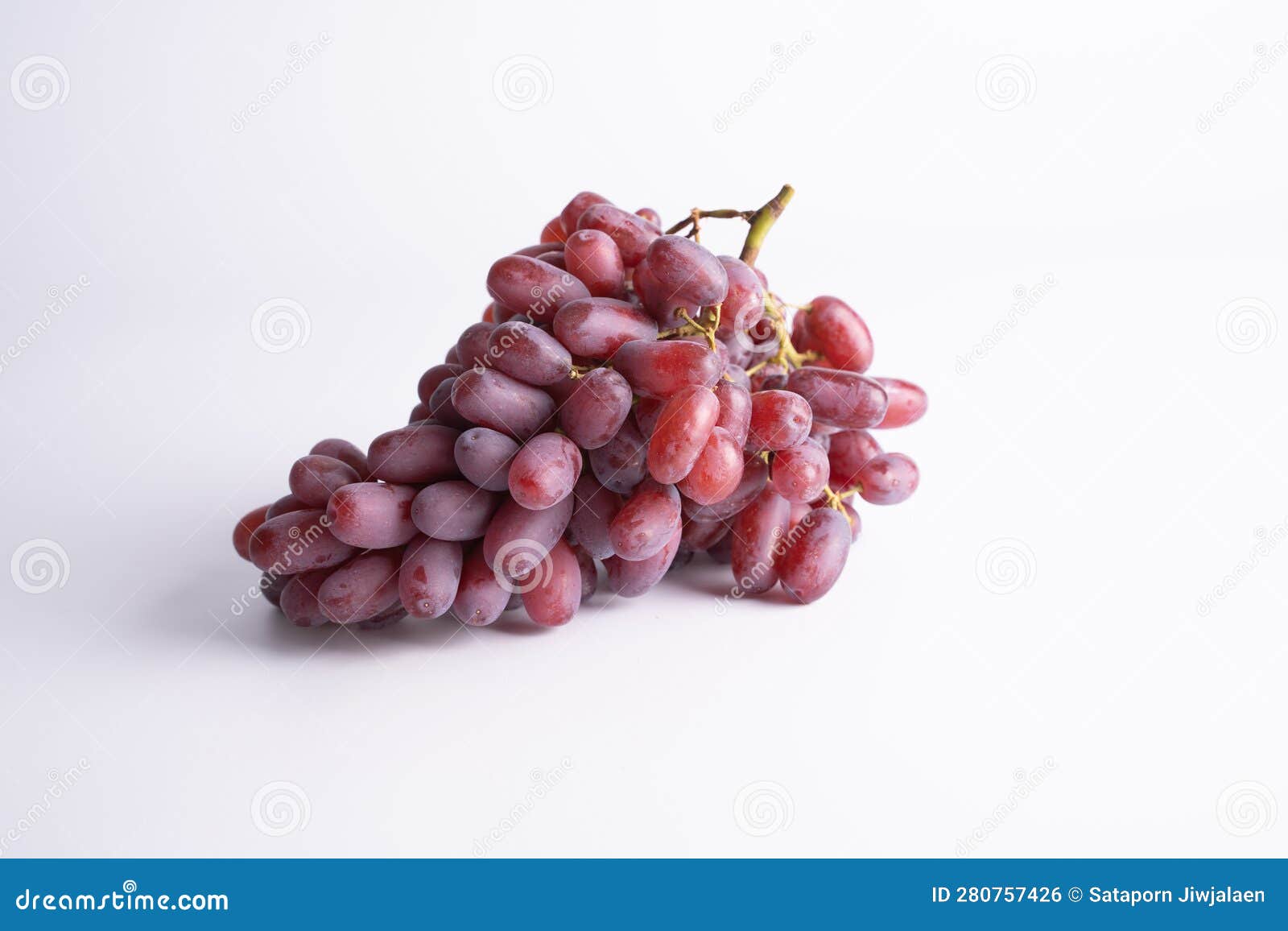 Red Grape Big Bunch on White Stock Photo - Image of violet, nature ...
