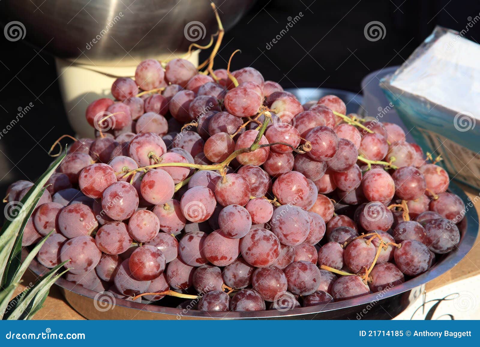 Red grapes stock image. Image of gourmet, cultivated - 21714185