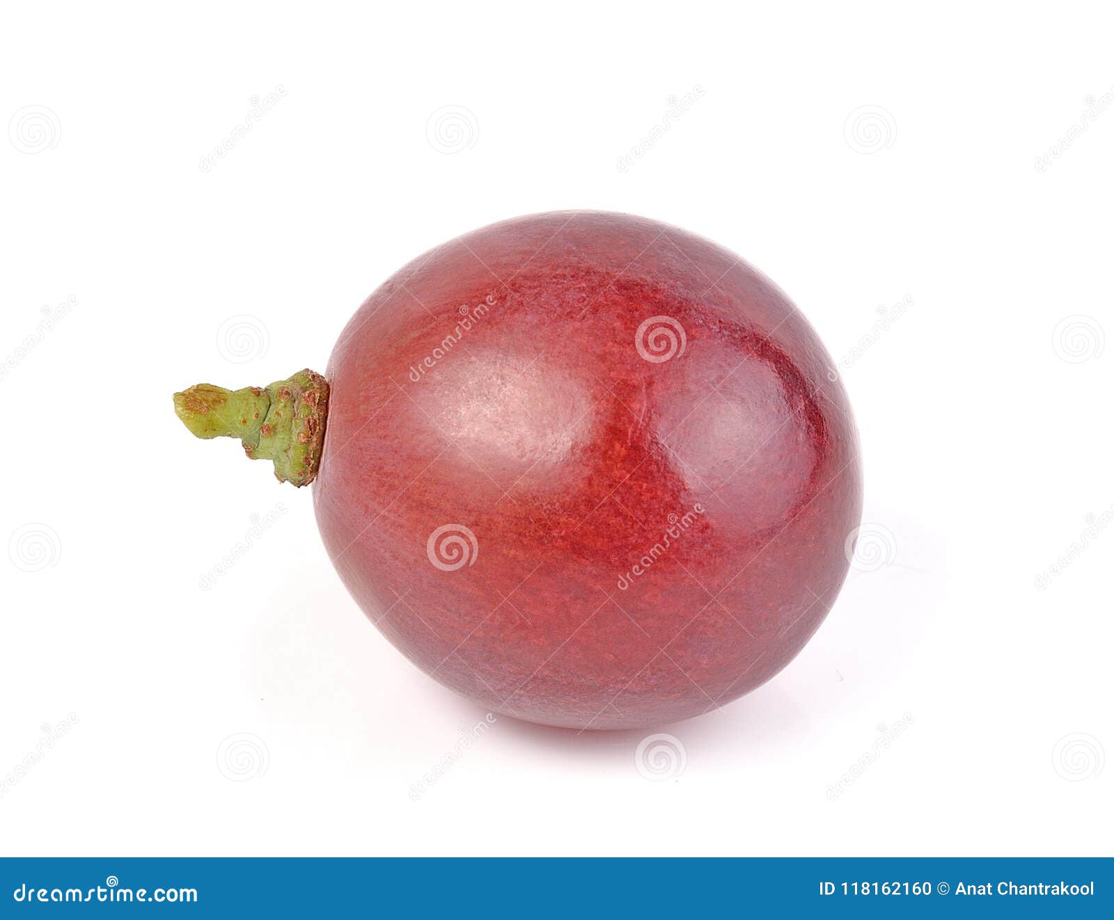 Red Grapes Isolated on White Background Stock Photo - Image of bunch ...