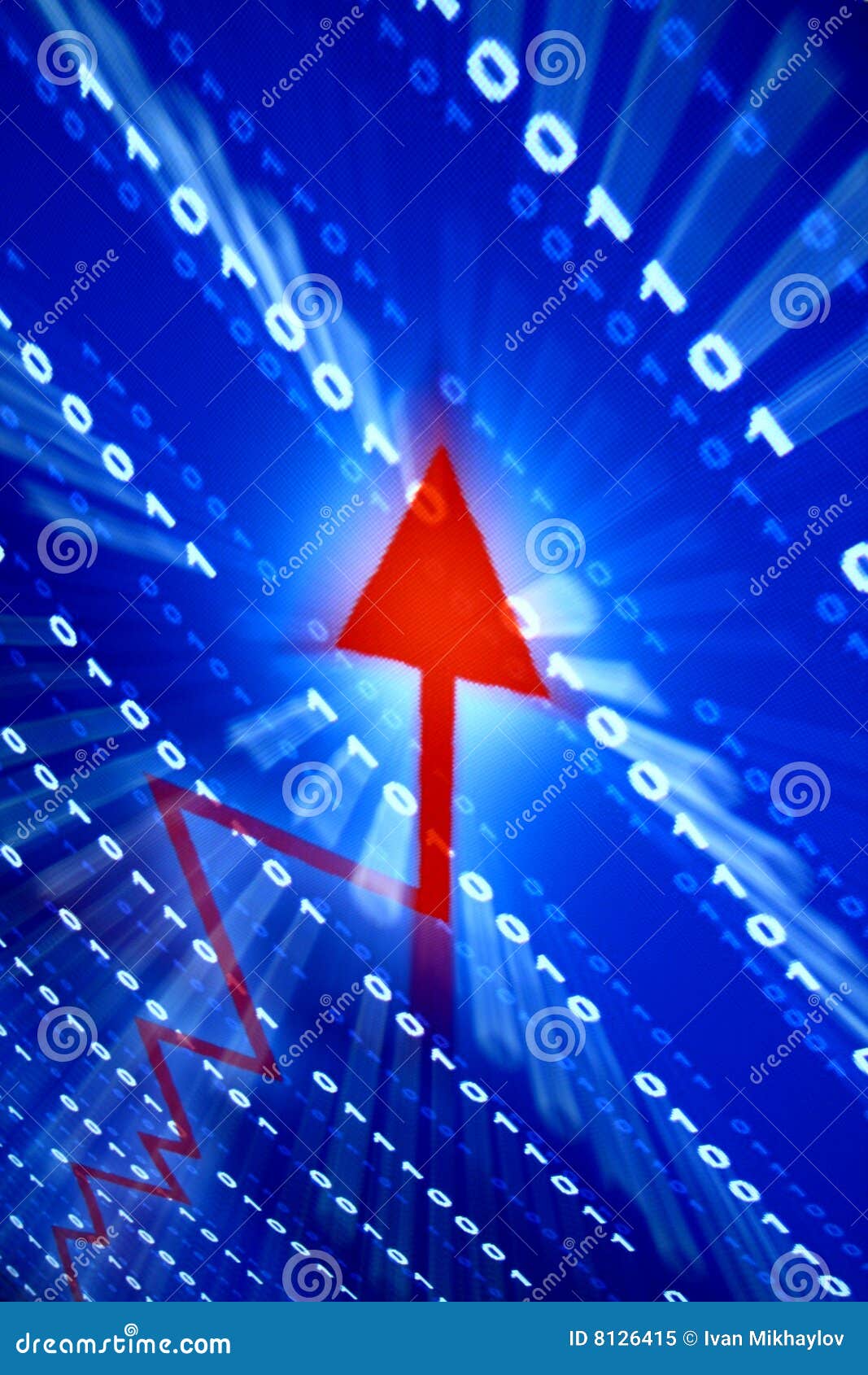 Red graph stock illustration. Illustration of financial - 8126415