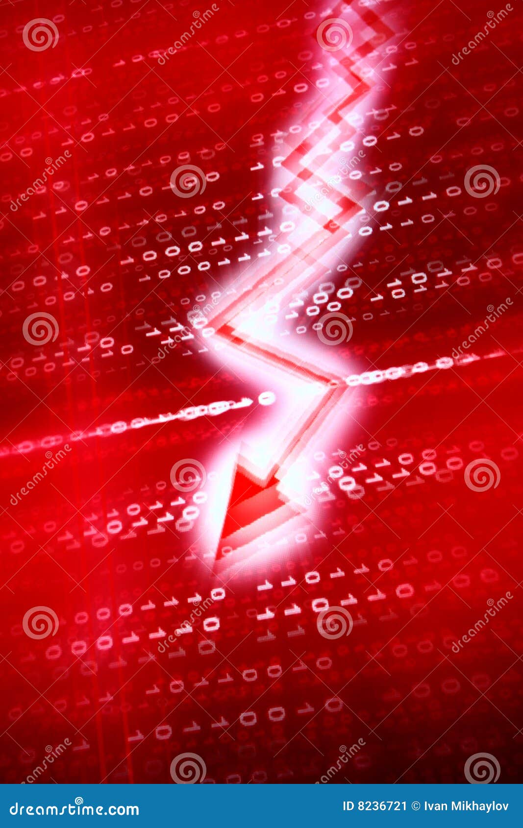 Red graph stock illustration. Illustration of future, diagram - 8236721