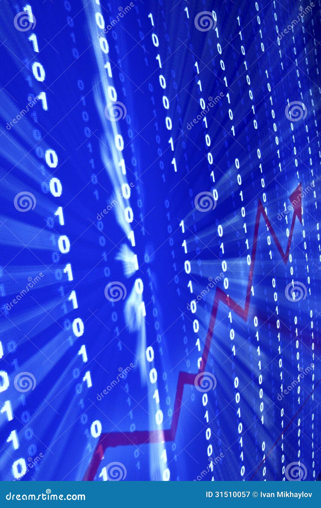 Red graph stock illustration. Illustration of development - 31510057