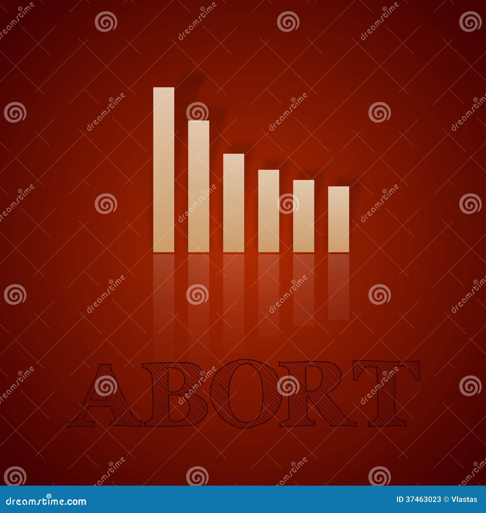 Red Graph stock vector. Illustration of loss, chart, measure - 37463023