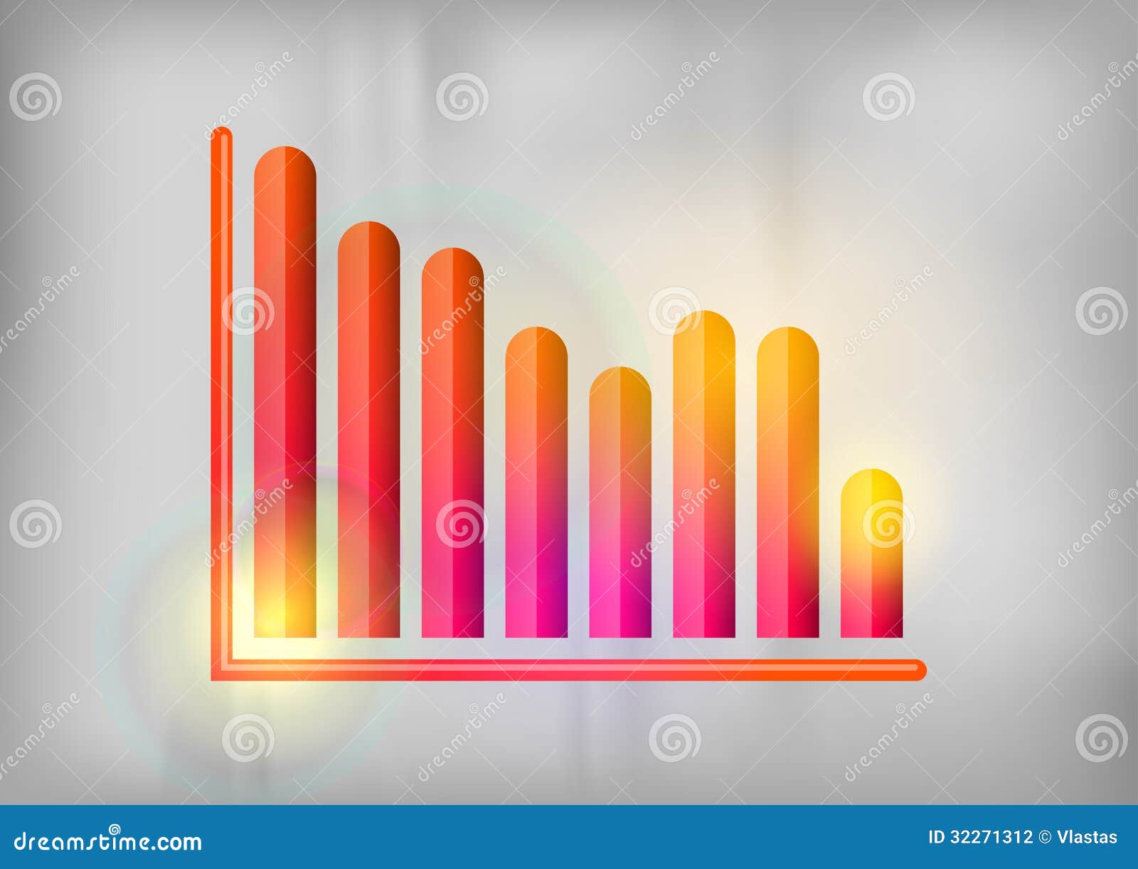 Red graph stock vector. Illustration of diagram, crisis - 32271312