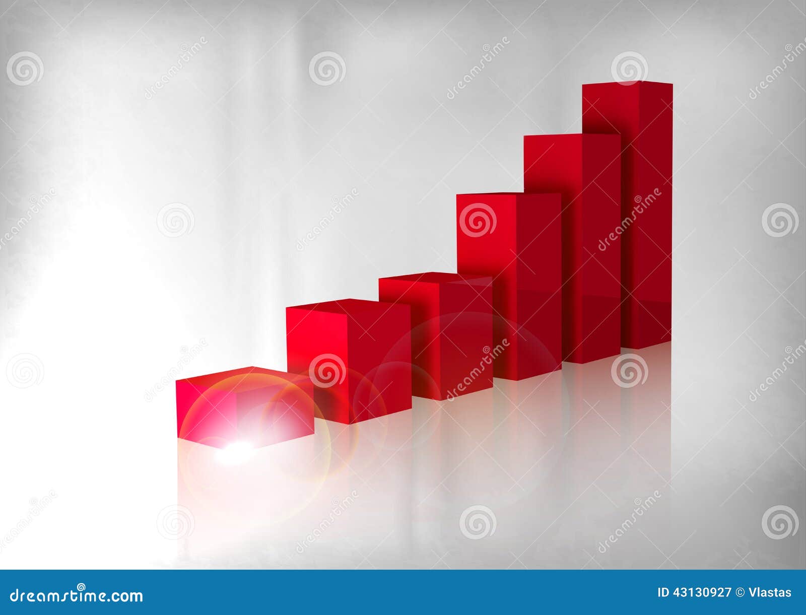 Red Graph stock vector. Illustration of corporate, abstract - 43130927