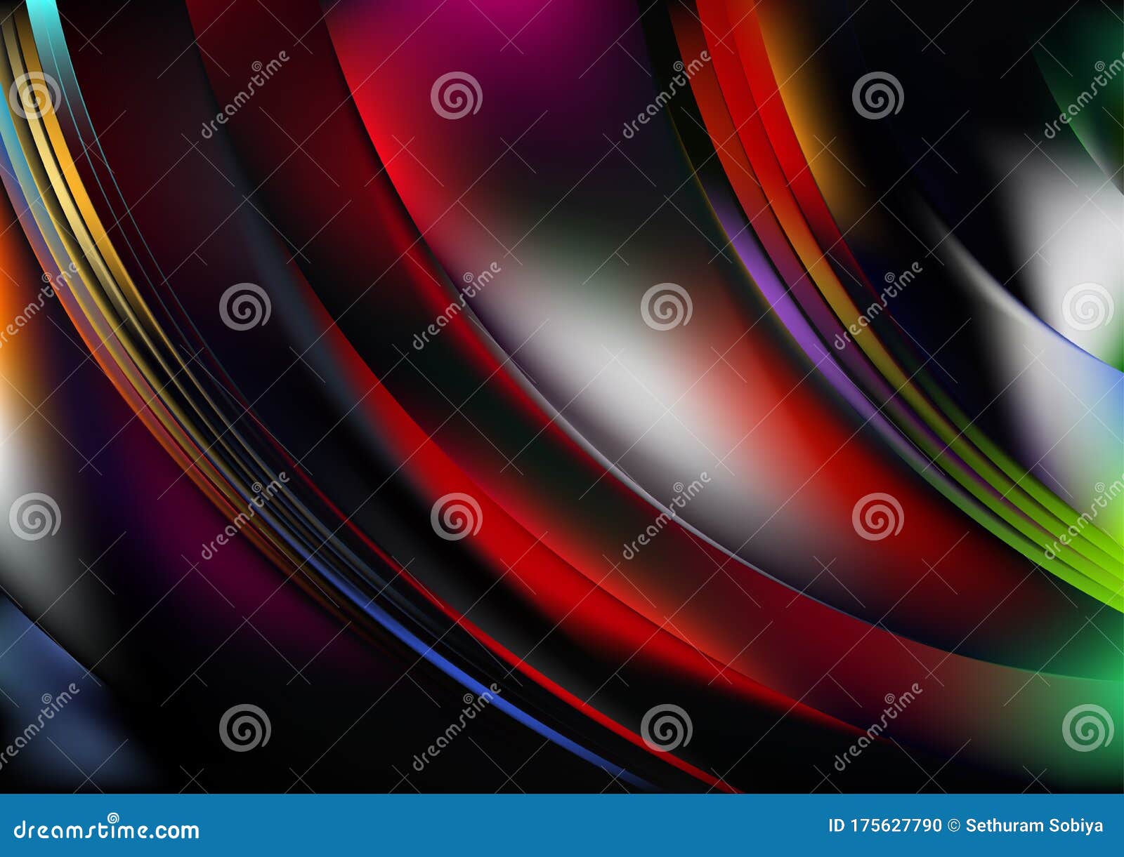 Red Graphic Design Dynamic Background Vector Illustration Design Stock ...