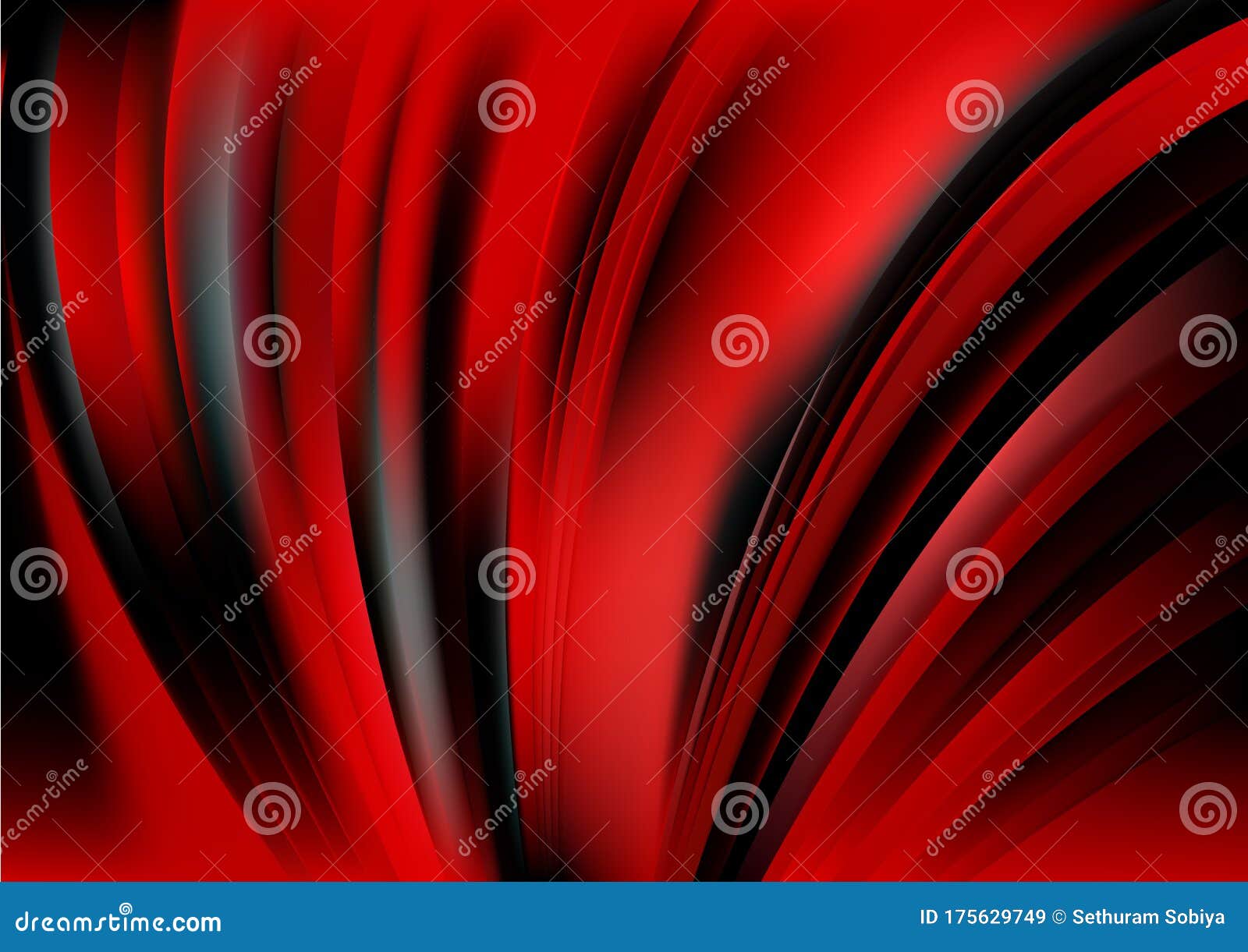 Red Graphics Dynamic Background Vector Illustration Design Stock Vector ...